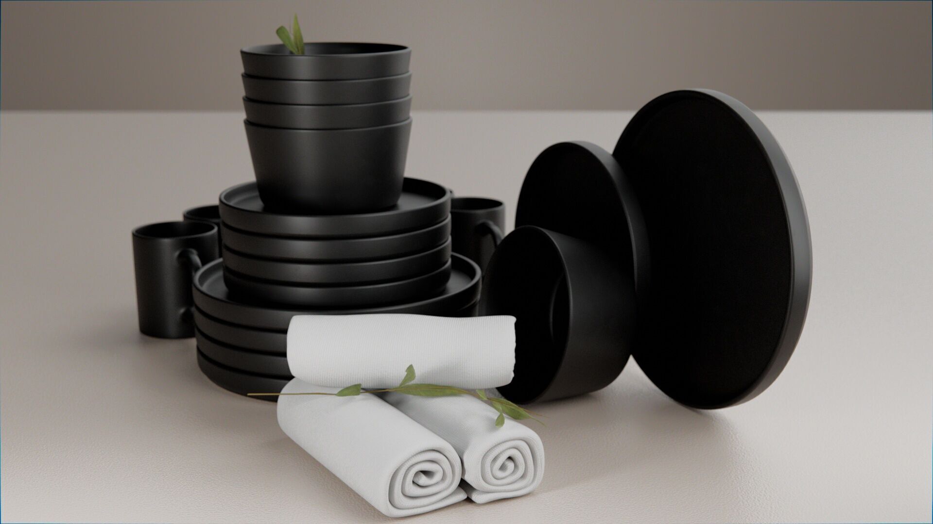 3D model Tableware VR / AR / low-poly | CGTrader
