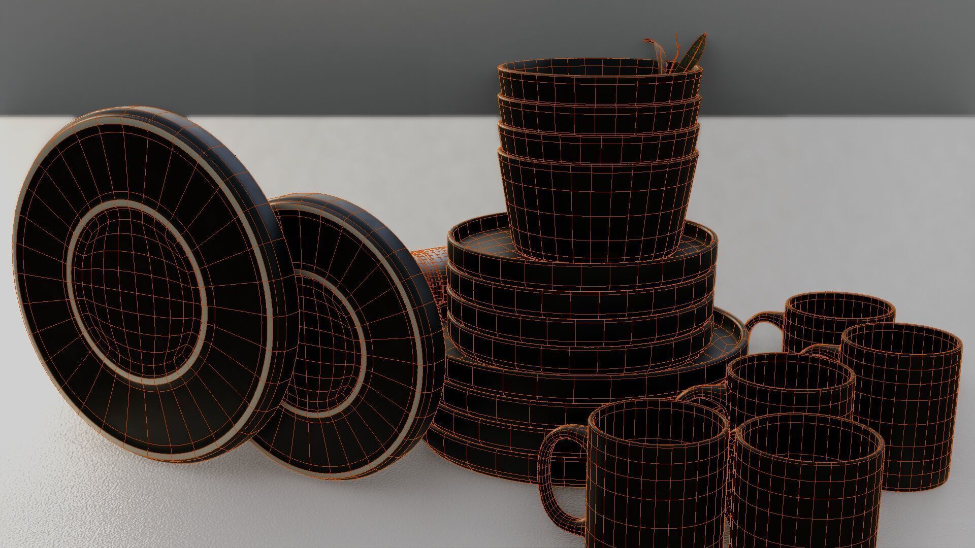3D model Tableware VR / AR / low-poly | CGTrader