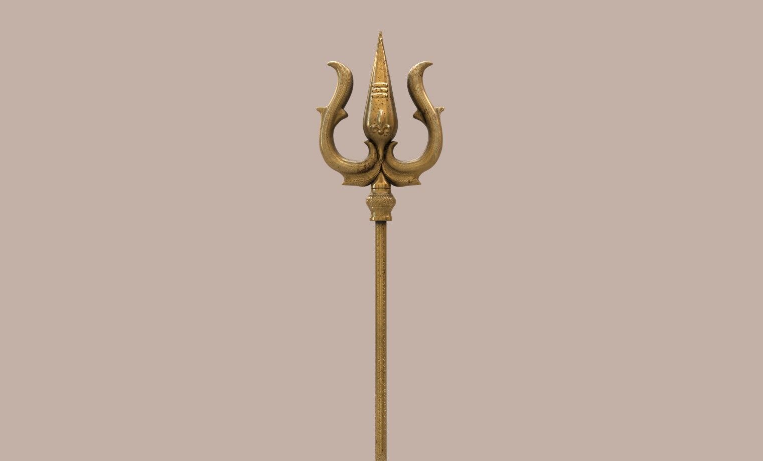 Lord Shiva Trishul 3D model | CGTrader