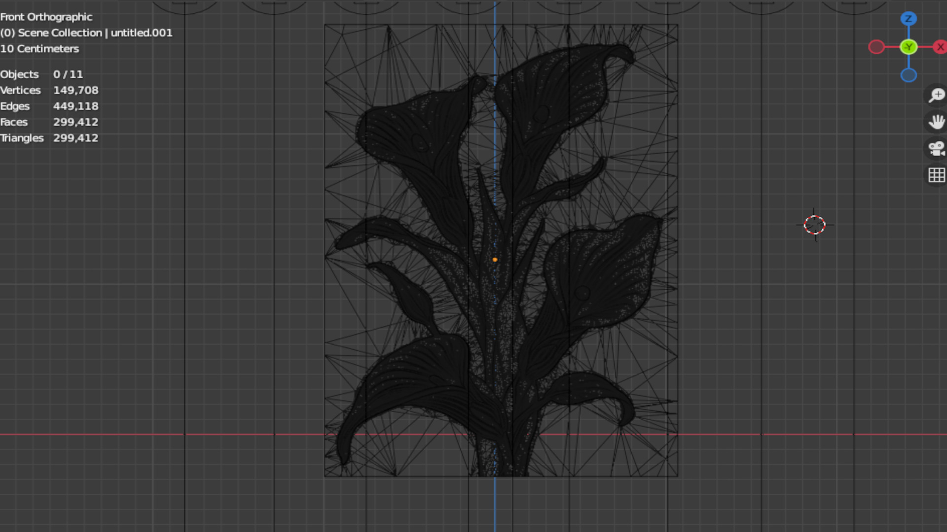 modern Calla lily panel wall decor set relief mural CNC 153 3D model | CGTrader