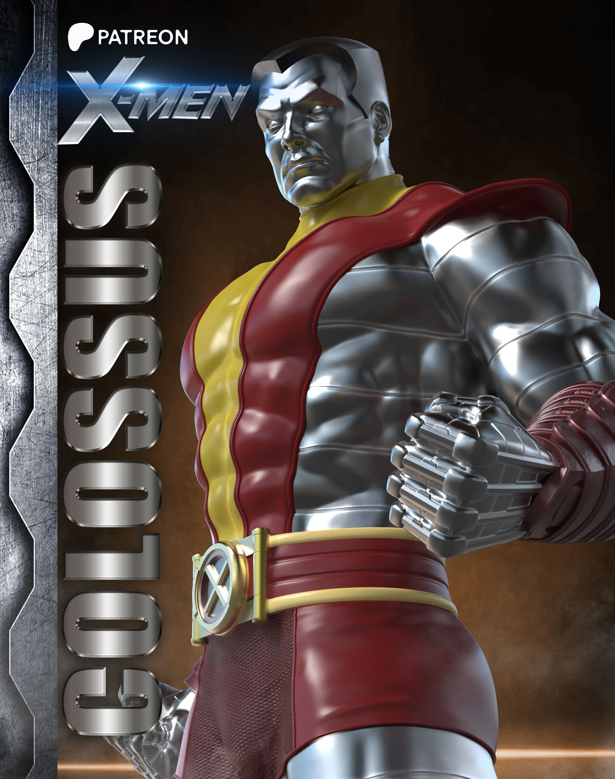 COLOSSUS STL X-MEN PROJECT 3D model 3D printable | CGTrader