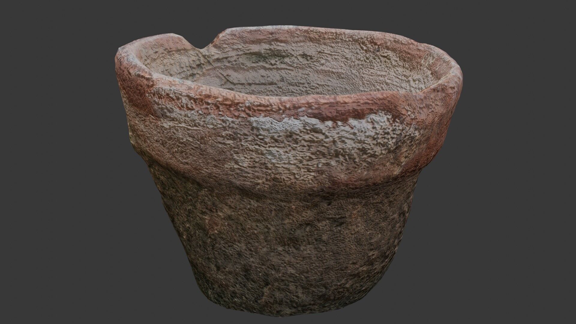 3D model Ancient Clay Pot 3D Scan VR / AR / low-poly | CGTrader