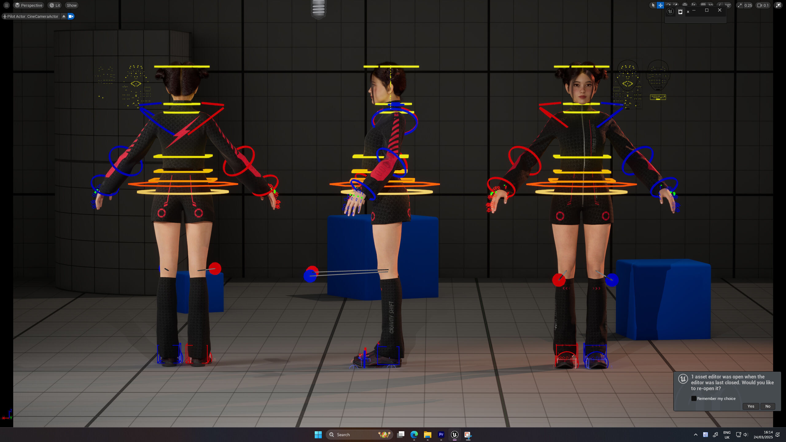 3D model High Quality 3D Female Model Ready for Your Game UE55 VR / AR ...