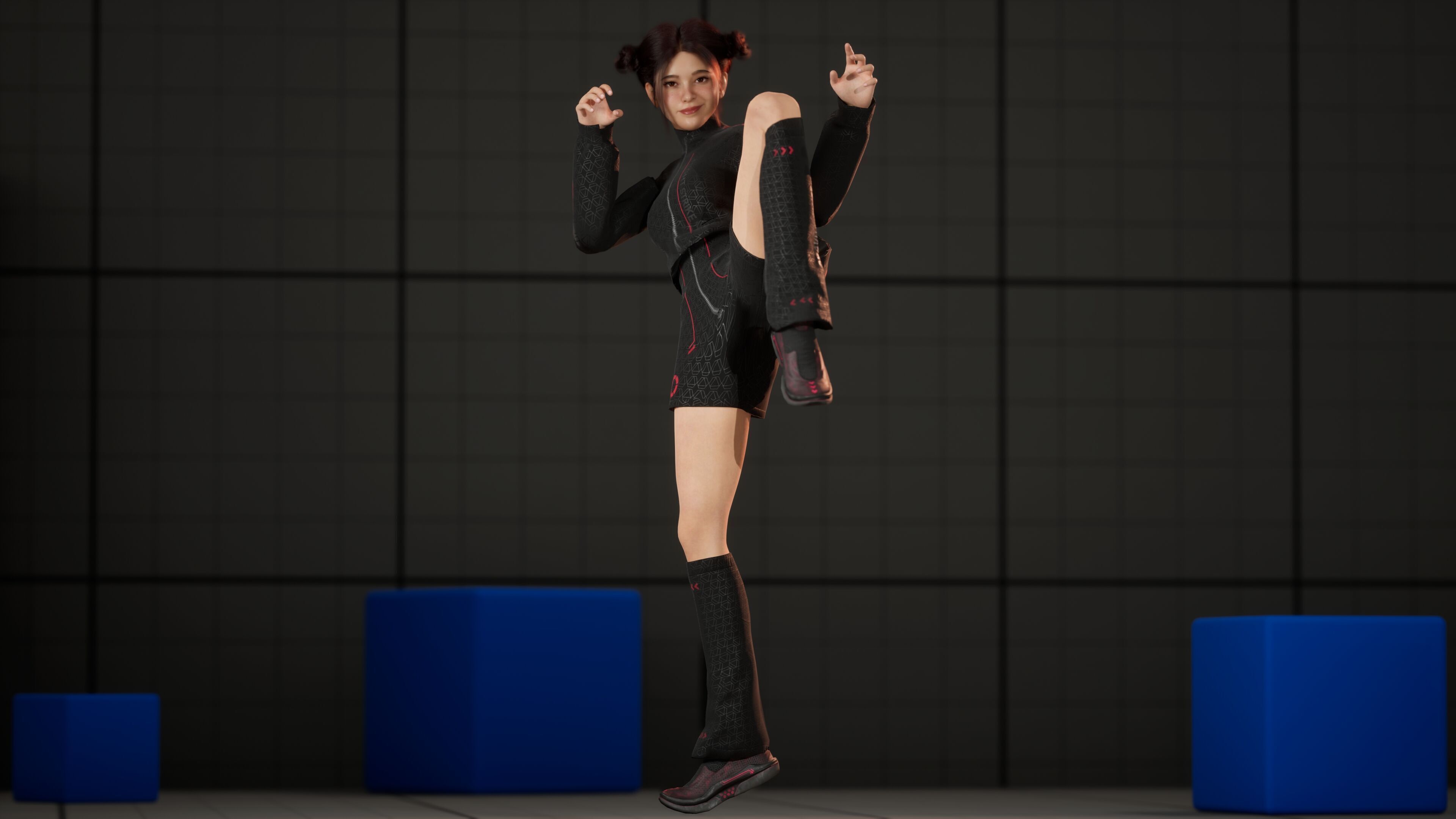 3D model High Quality 3D Female Model Ready for Your Game UE55 VR / AR ...