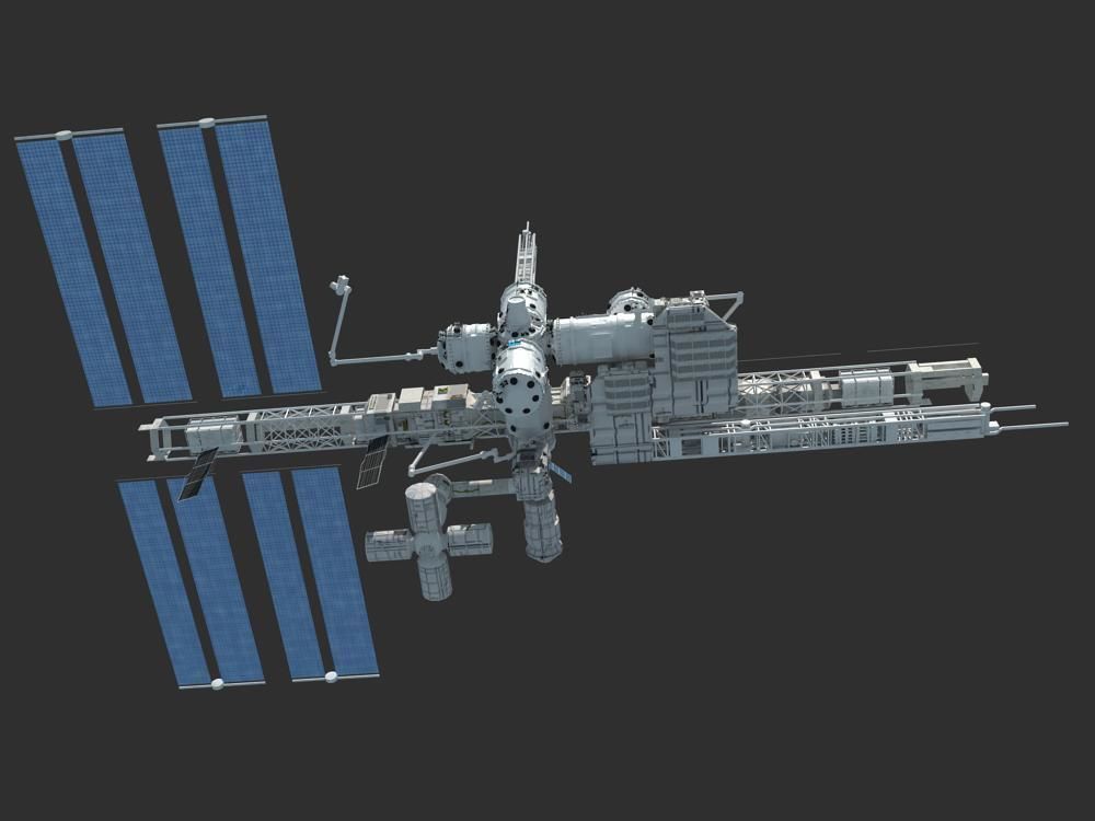 Space station 3D model | CGTrader