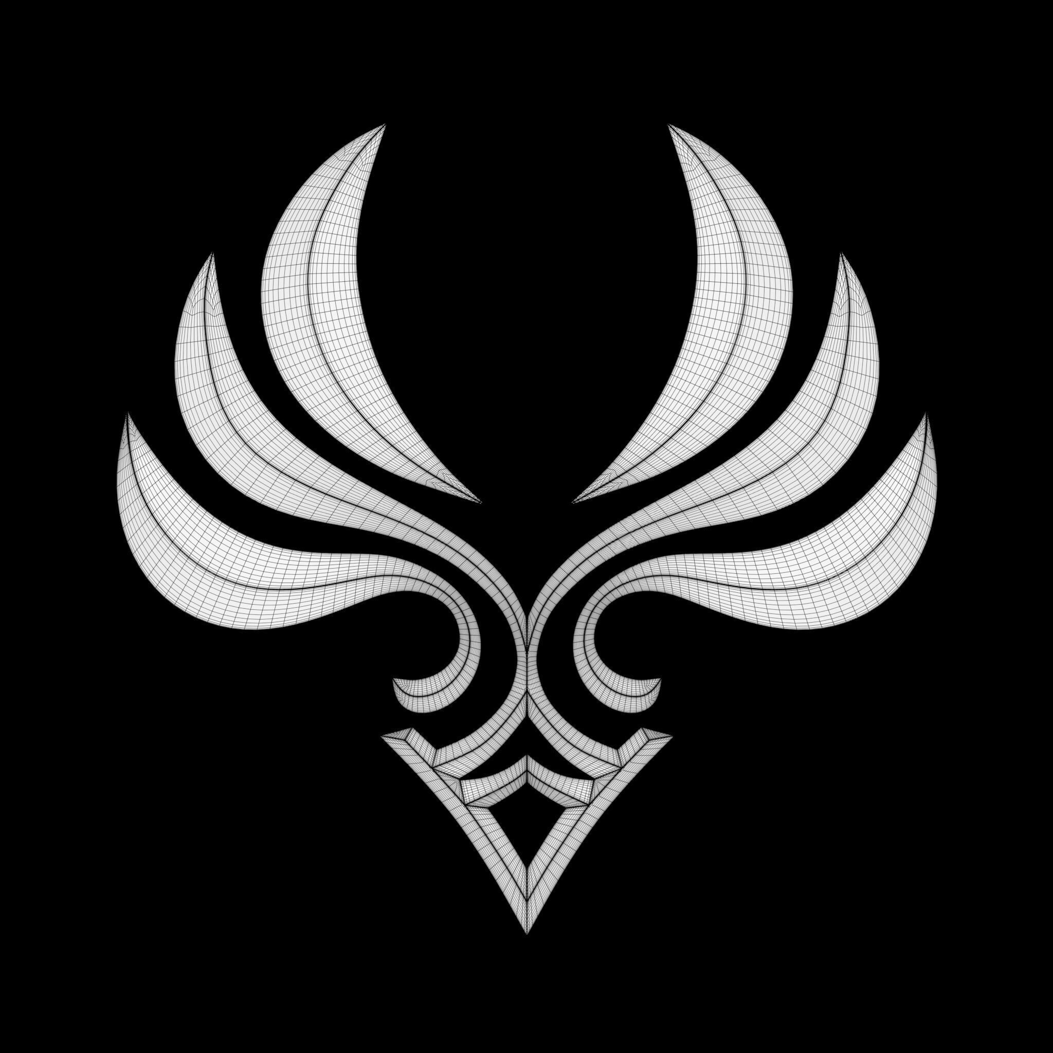 genshin impact anemo emblems 3D model 3D printable | CGTrader