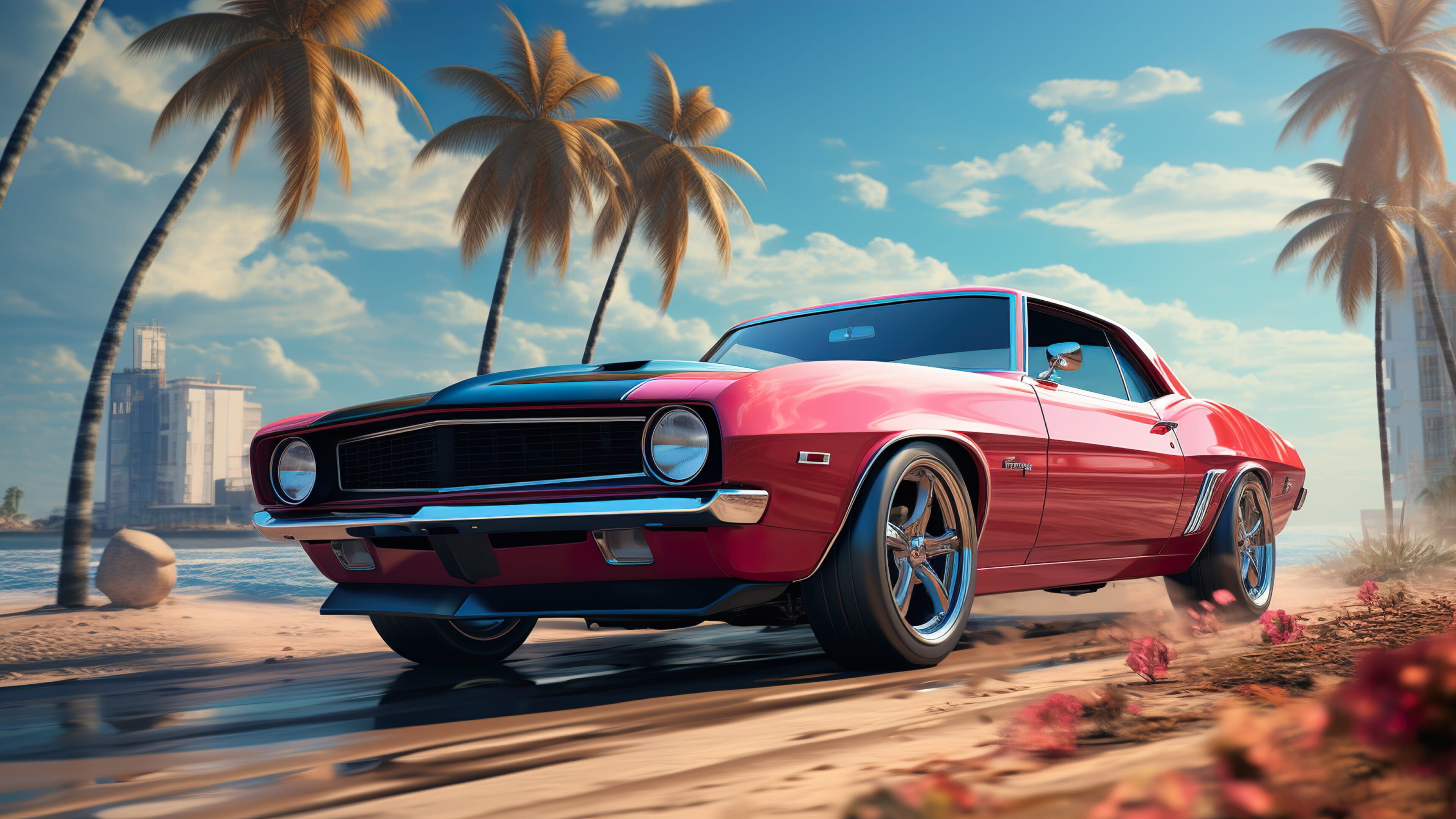 3D model GTA 6 Muscle Car base mesh VR / AR / low-poly | CGTrader
