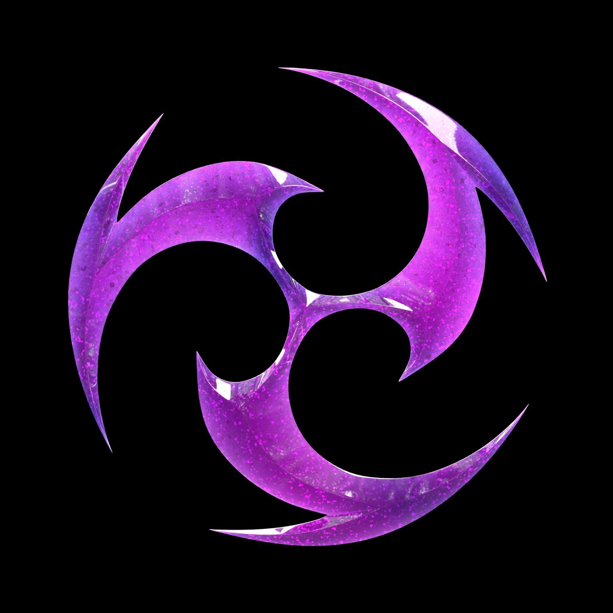 genshin impact electro emblems 3D model 3D printable | CGTrader