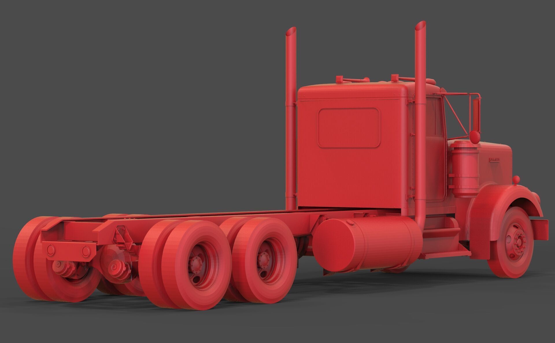 Kenworth W900 3D model 3D printable | CGTrader