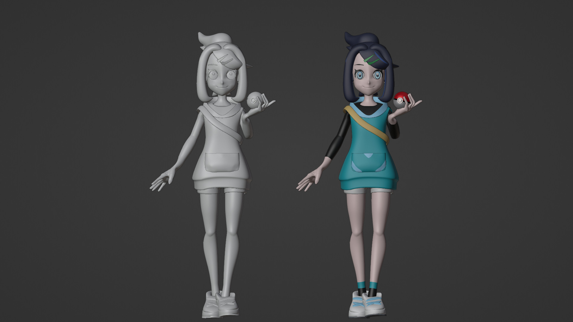 Liko - Pokemon Horizons 3D model rigged | CGTrader