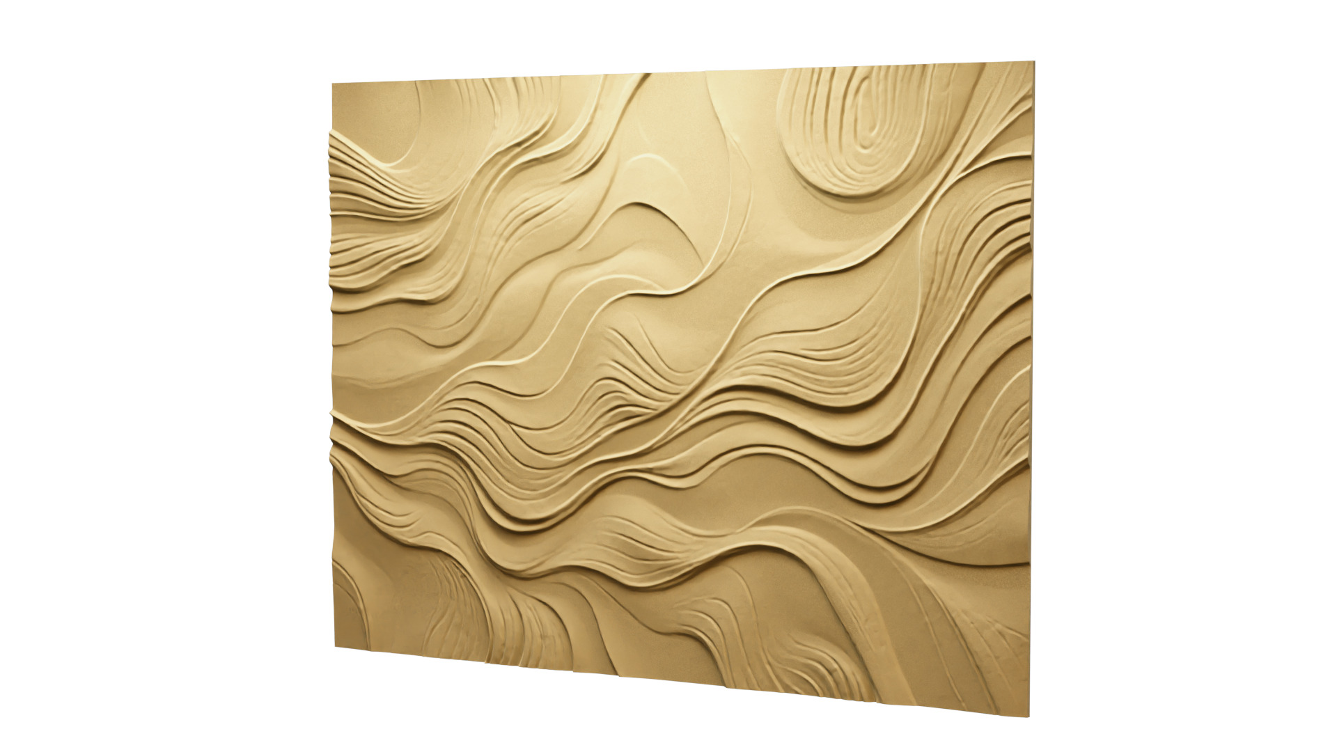 modern panel wall decor set relief stl mural CNC 161 3D model | CGTrader
