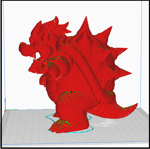 Bowser chibi free 3D model 3D printable | CGTrader