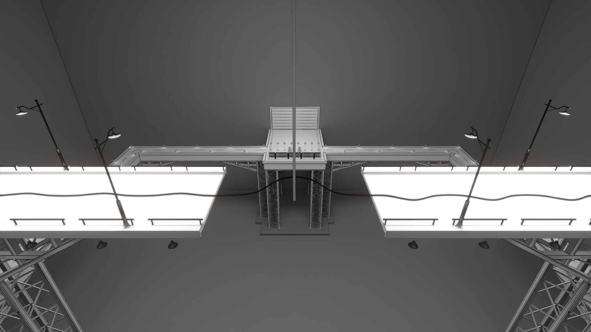 Squid Game Tug of war game scene 3D model | CGTrader