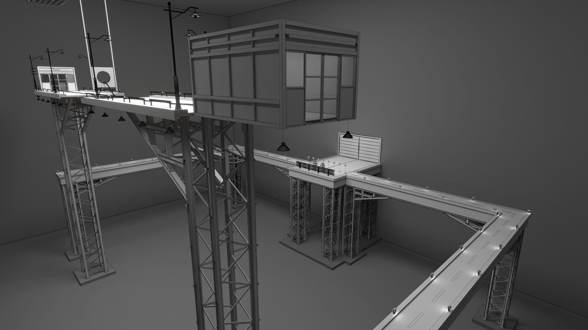 Squid Game Tug of war game scene 3D model | CGTrader