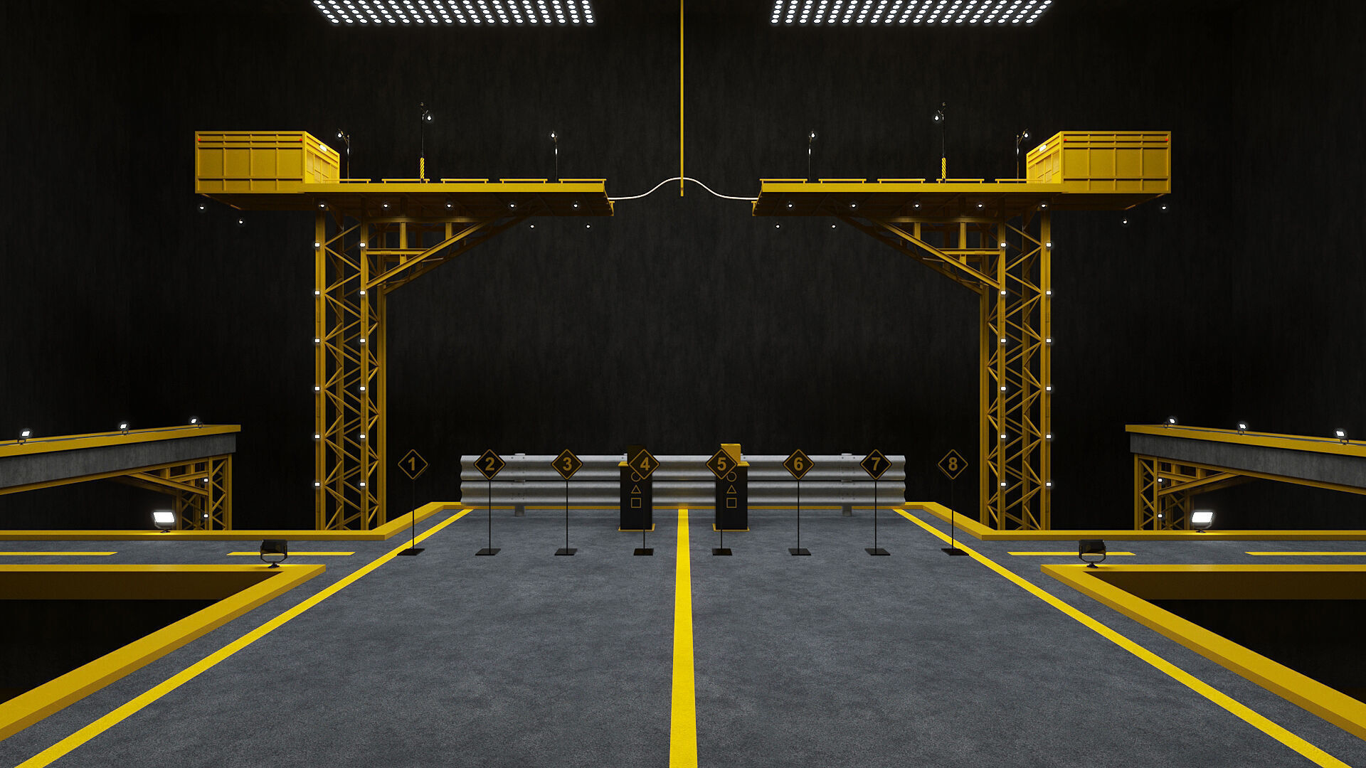 Squid Game Tug of war game scene 3D model | CGTrader
