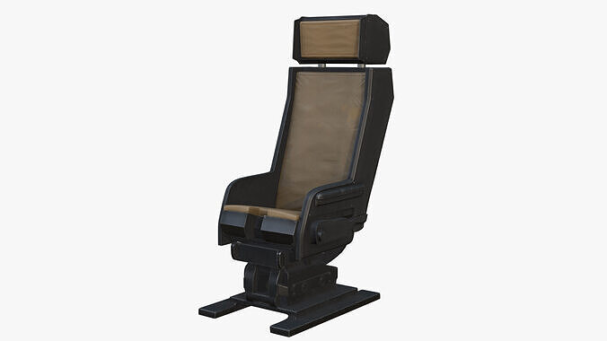3D model Sci Fi Pilot Chair VR / AR / low-poly | CGTrader