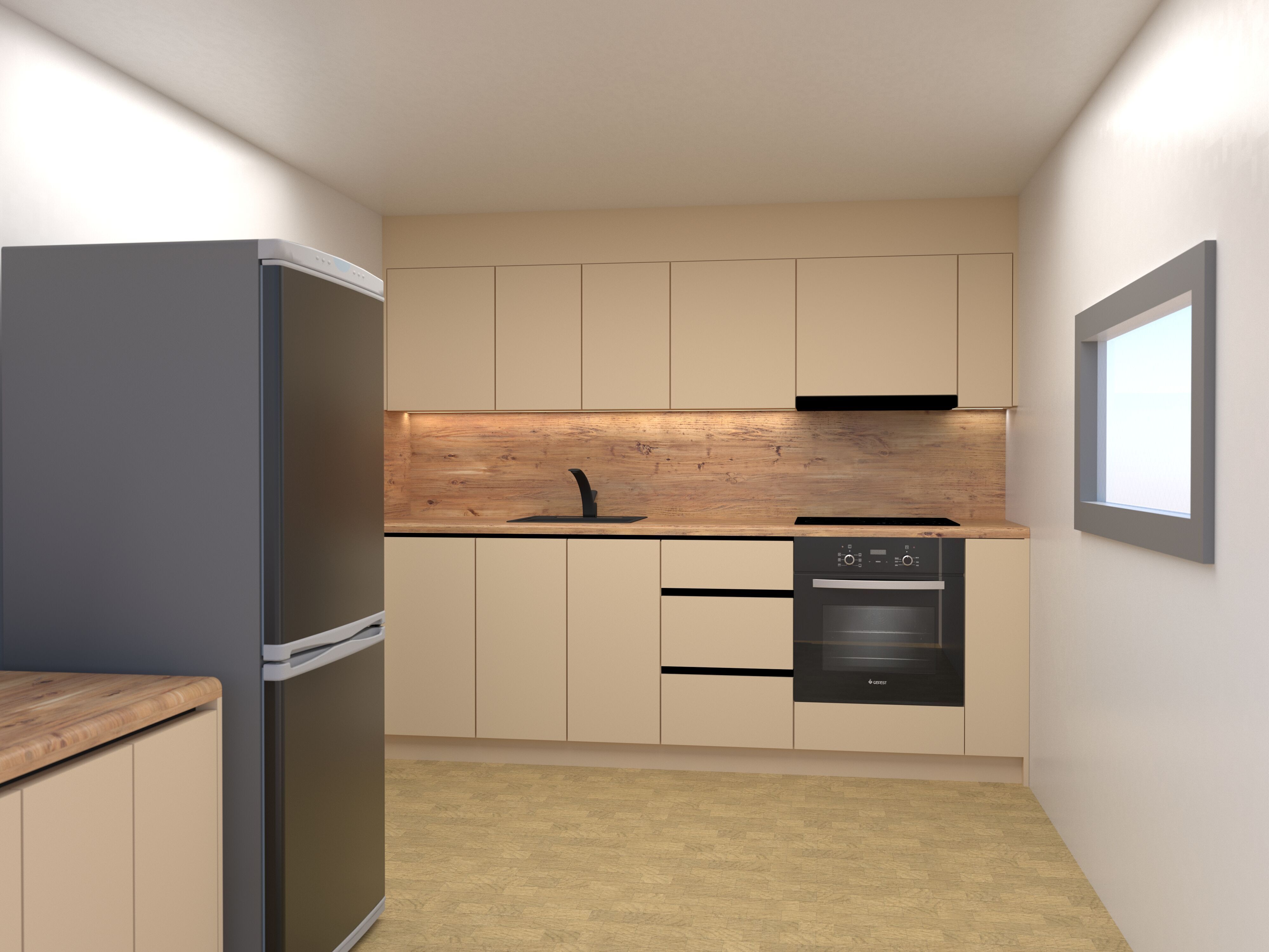 Modern Modular Kitchen- High Quality 3D Model free 3D model | CGTrader