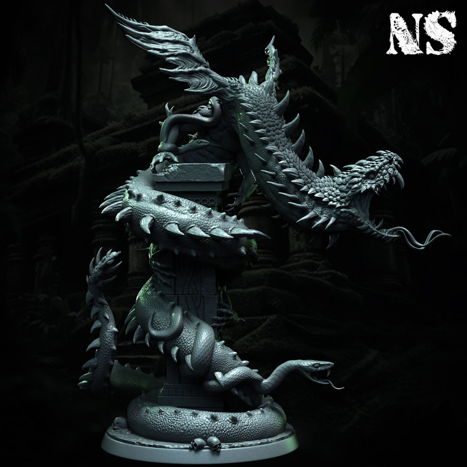 Yig Father of Serpent 3D model 3D printable | CGTrader