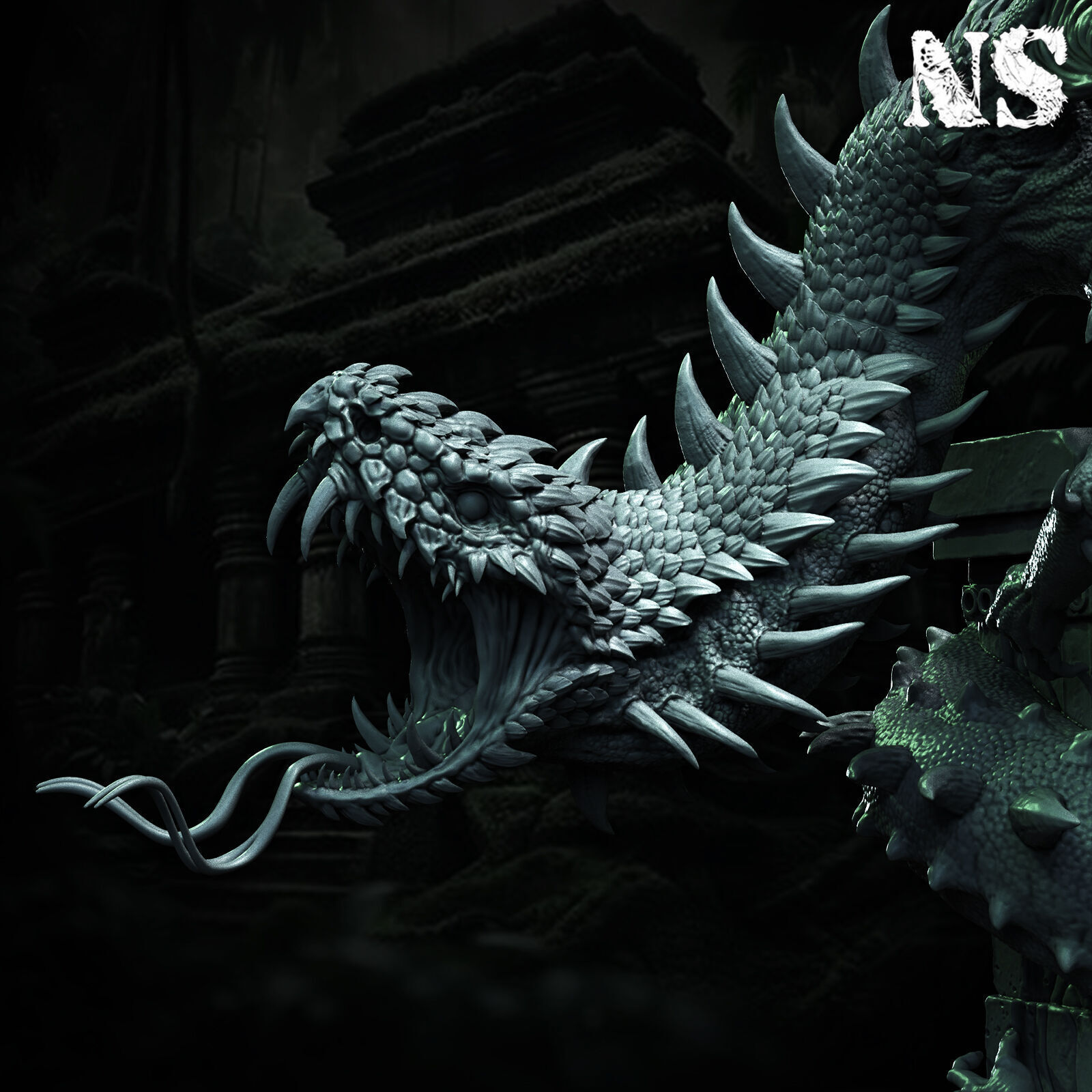 Yig Father of Serpent 3D model 3D printable | CGTrader