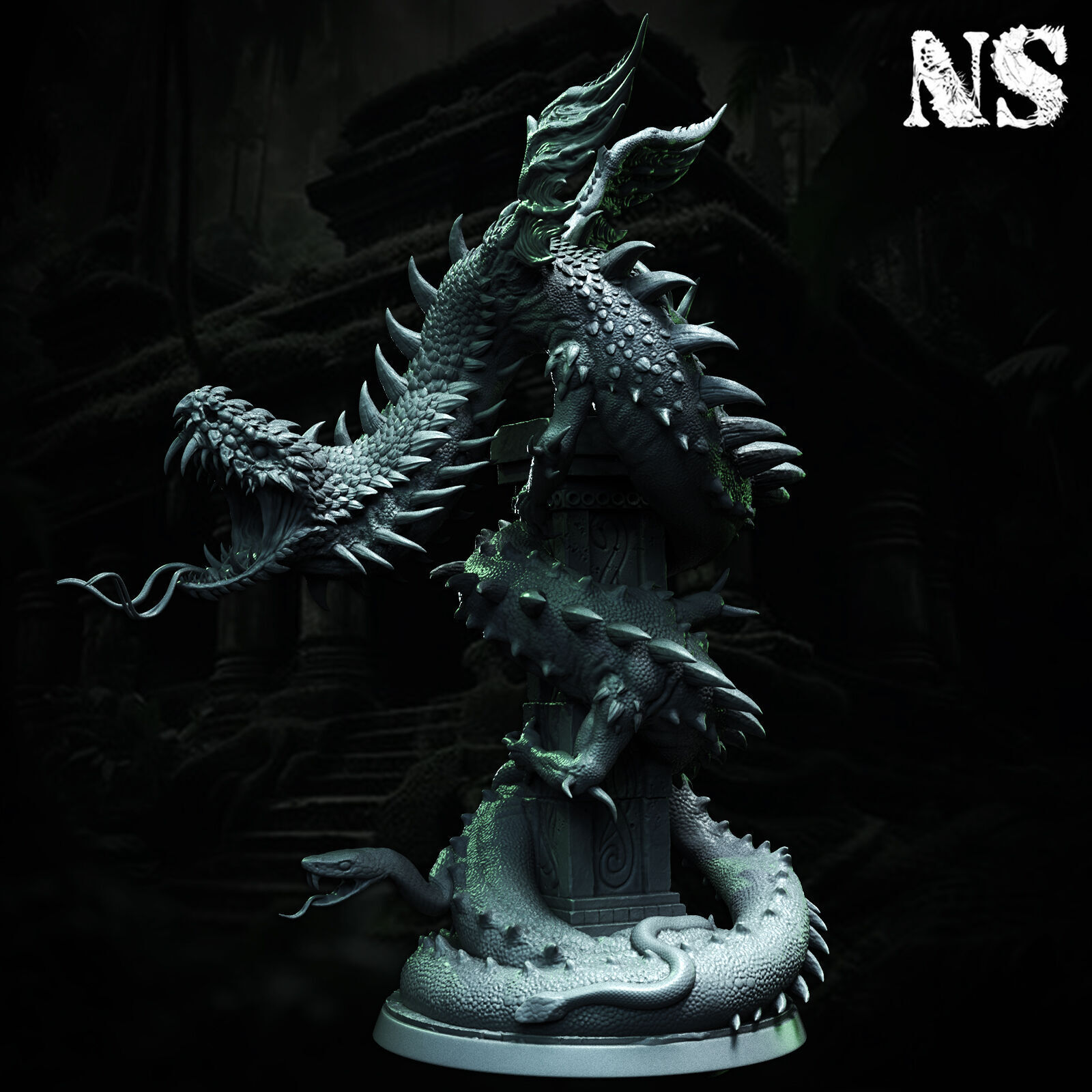 Yig Father of Serpent 3D model 3D printable | CGTrader