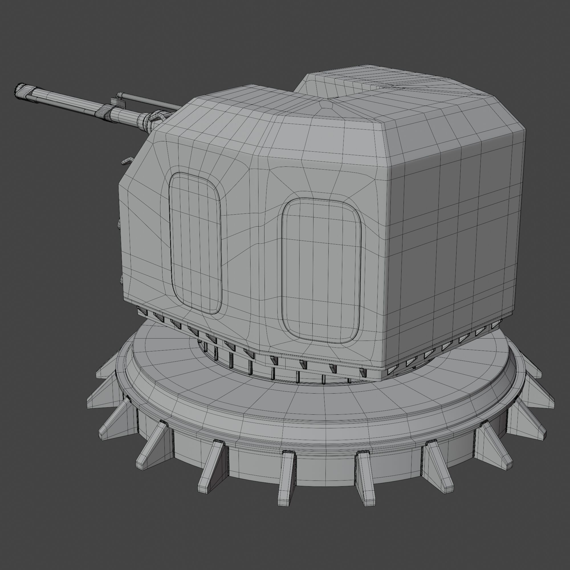 Military Ship Gun 3D model | CGTrader