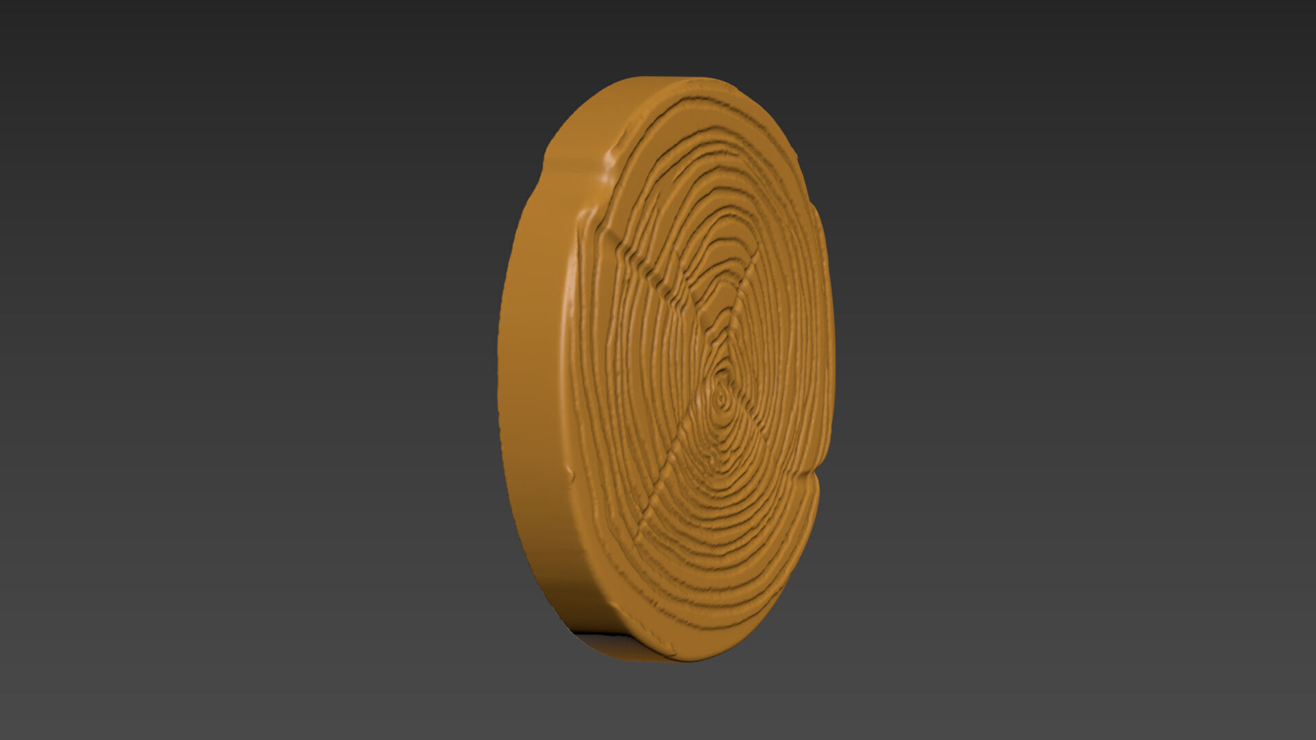 Wood Slice Stump Cut trunk Tree cross-section 3D model 3D printable ...