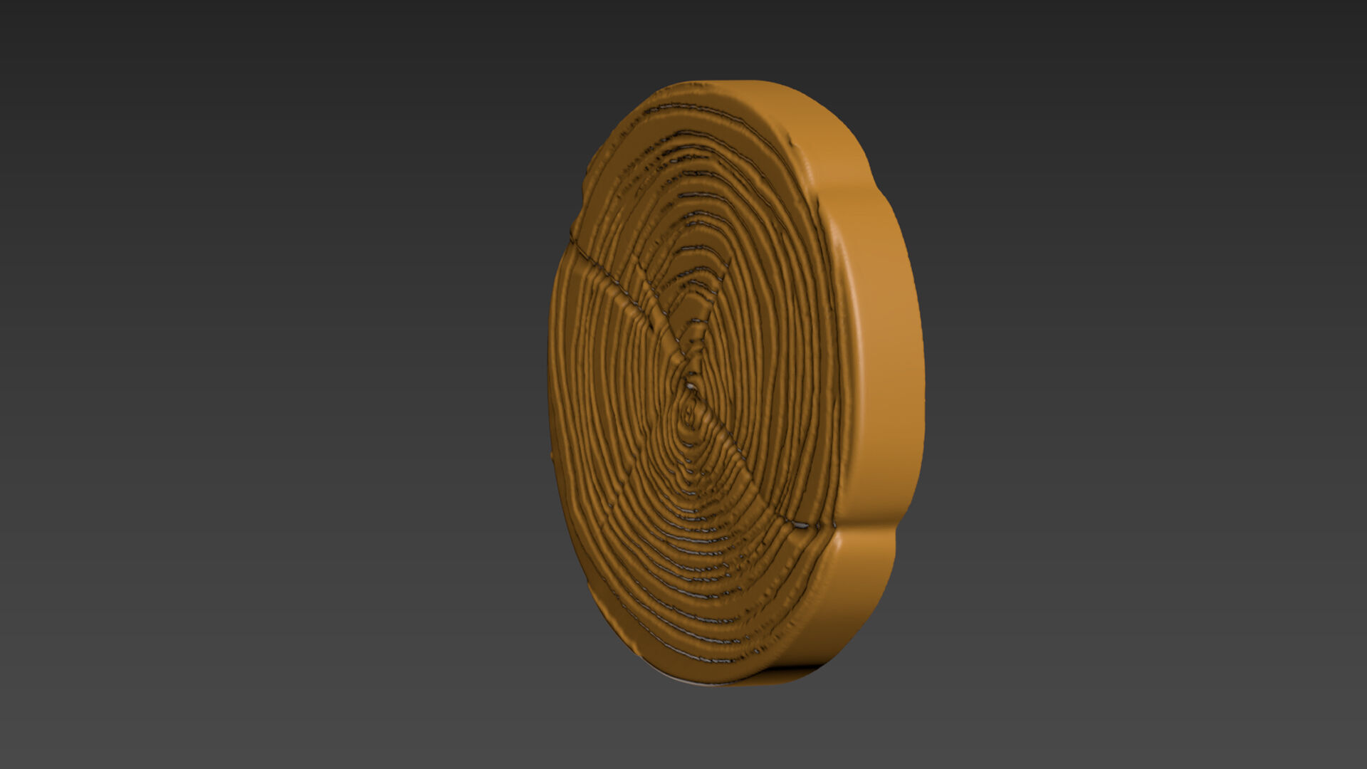 Wood Slice Stump Cut trunk Tree cross-section 3D model 3D printable ...