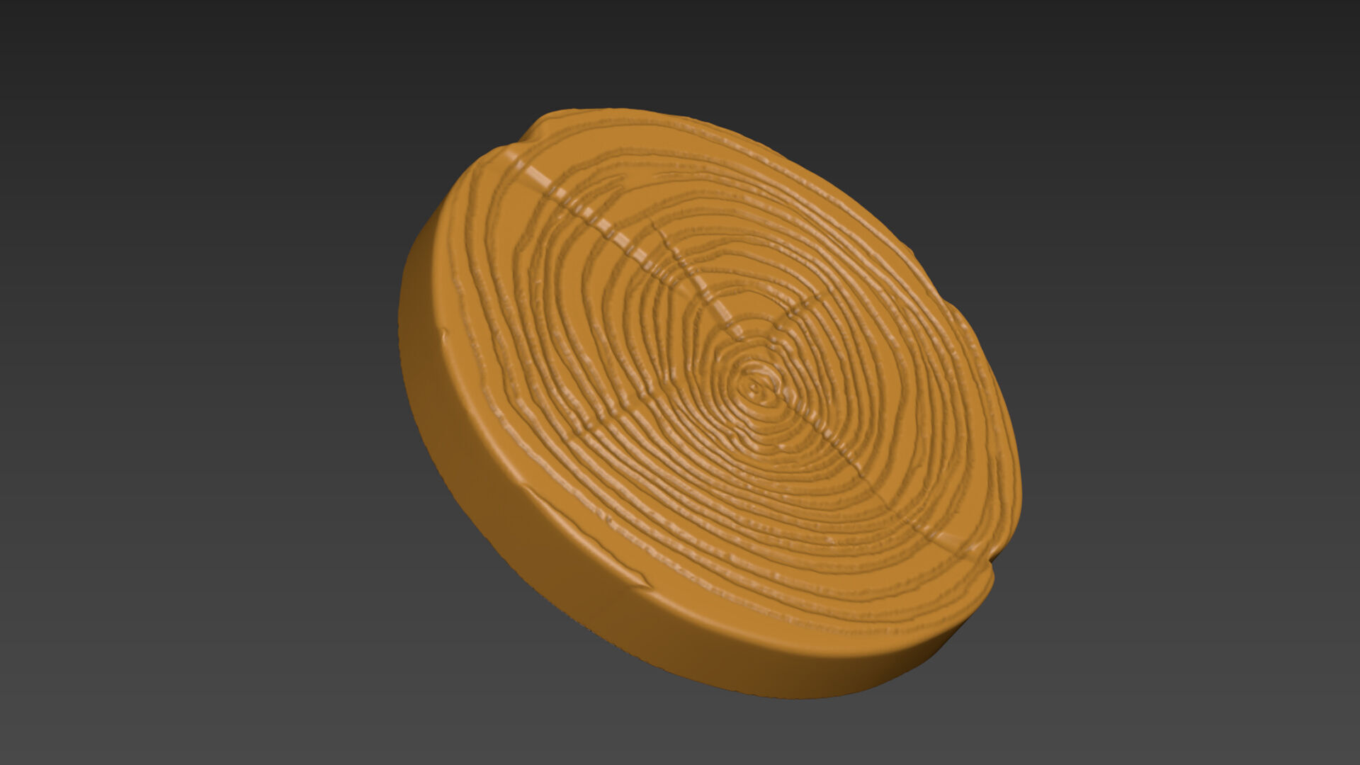 Wood Slice Stump Cut trunk Tree cross-section 3D model 3D printable ...