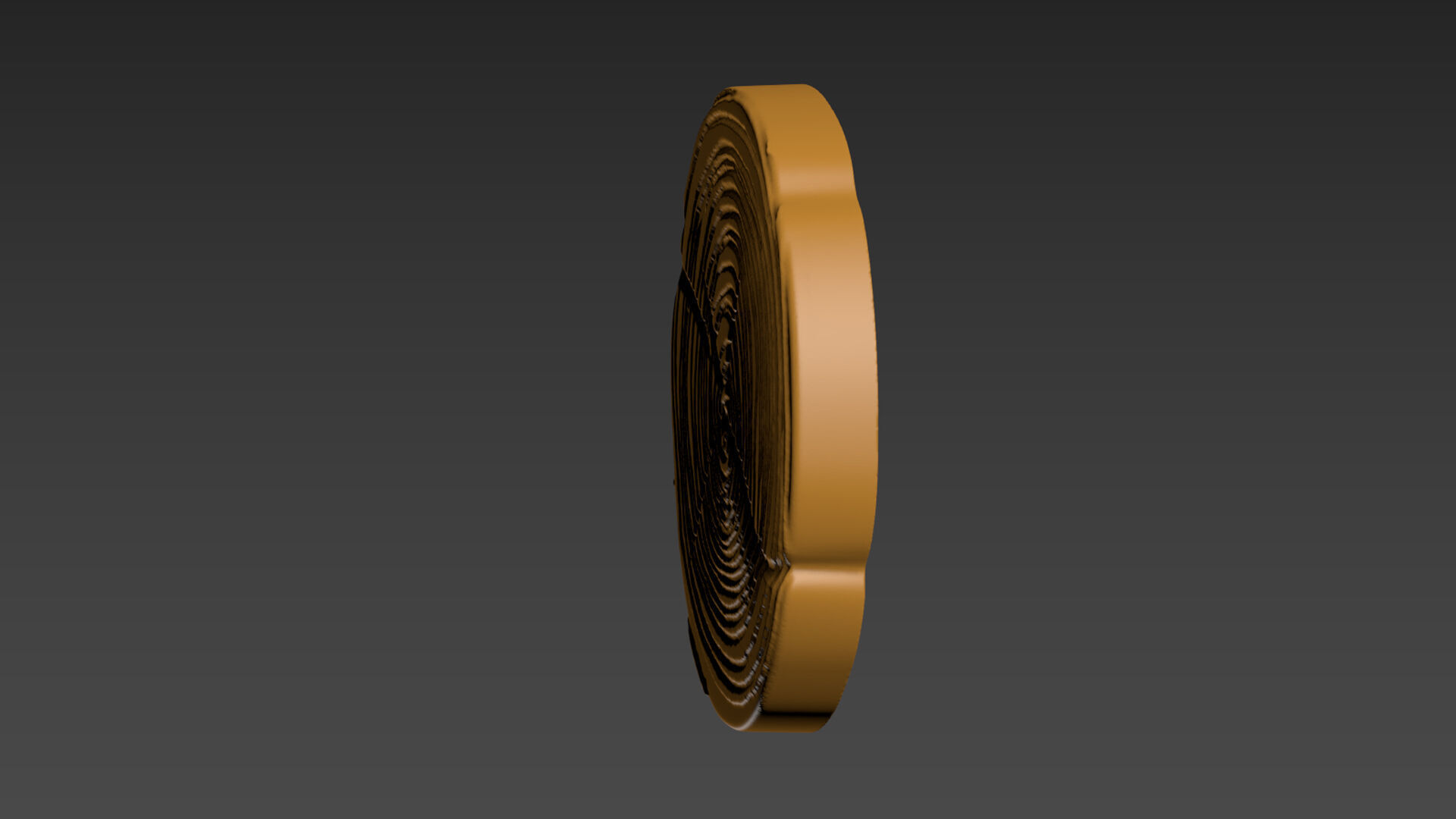 Wood Slice Stump Cut trunk Tree cross-section 3D model 3D printable ...