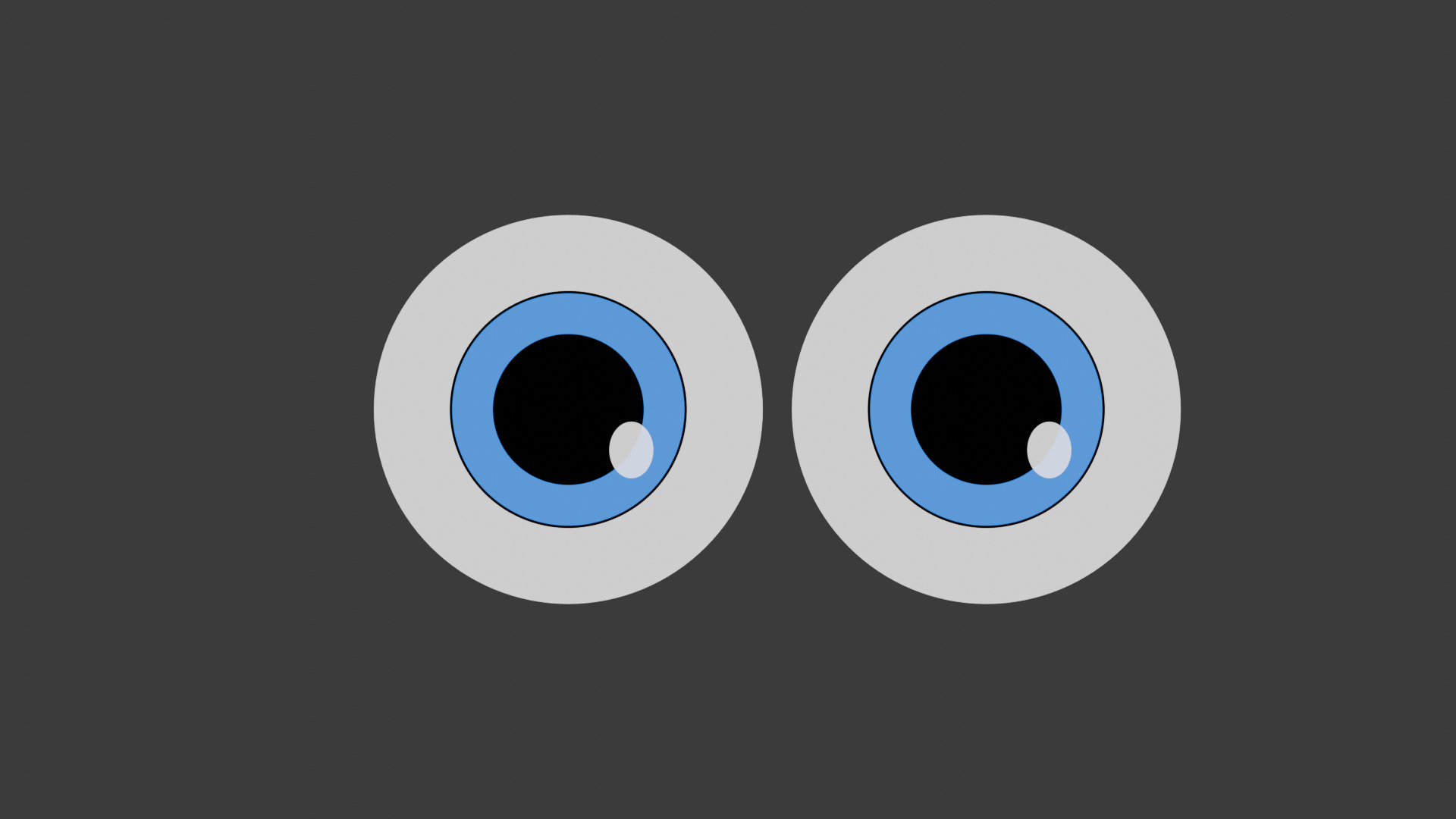 Rigged 2d Eyes free 3D model rigged | CGTrader