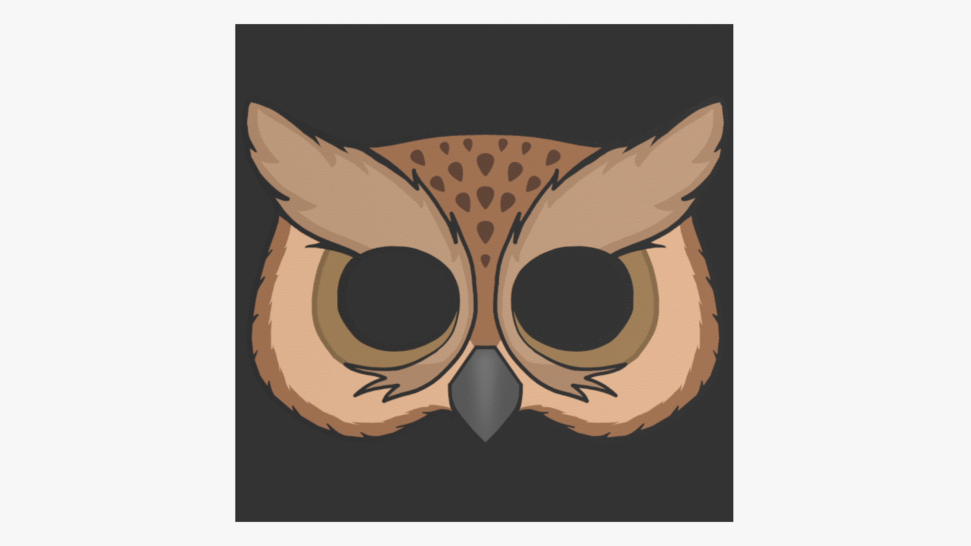 3D model Owl Mask Paper 01 - Character Design Fashion VR / AR / low ...