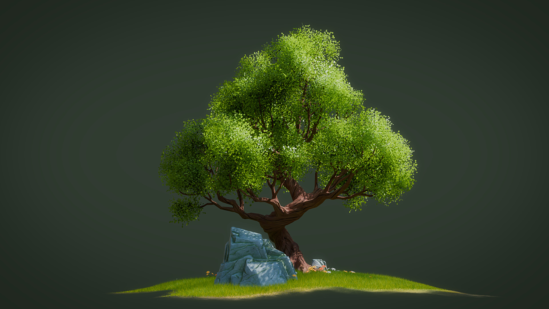 Cartoon Stylized Tree 3D model | CGTrader