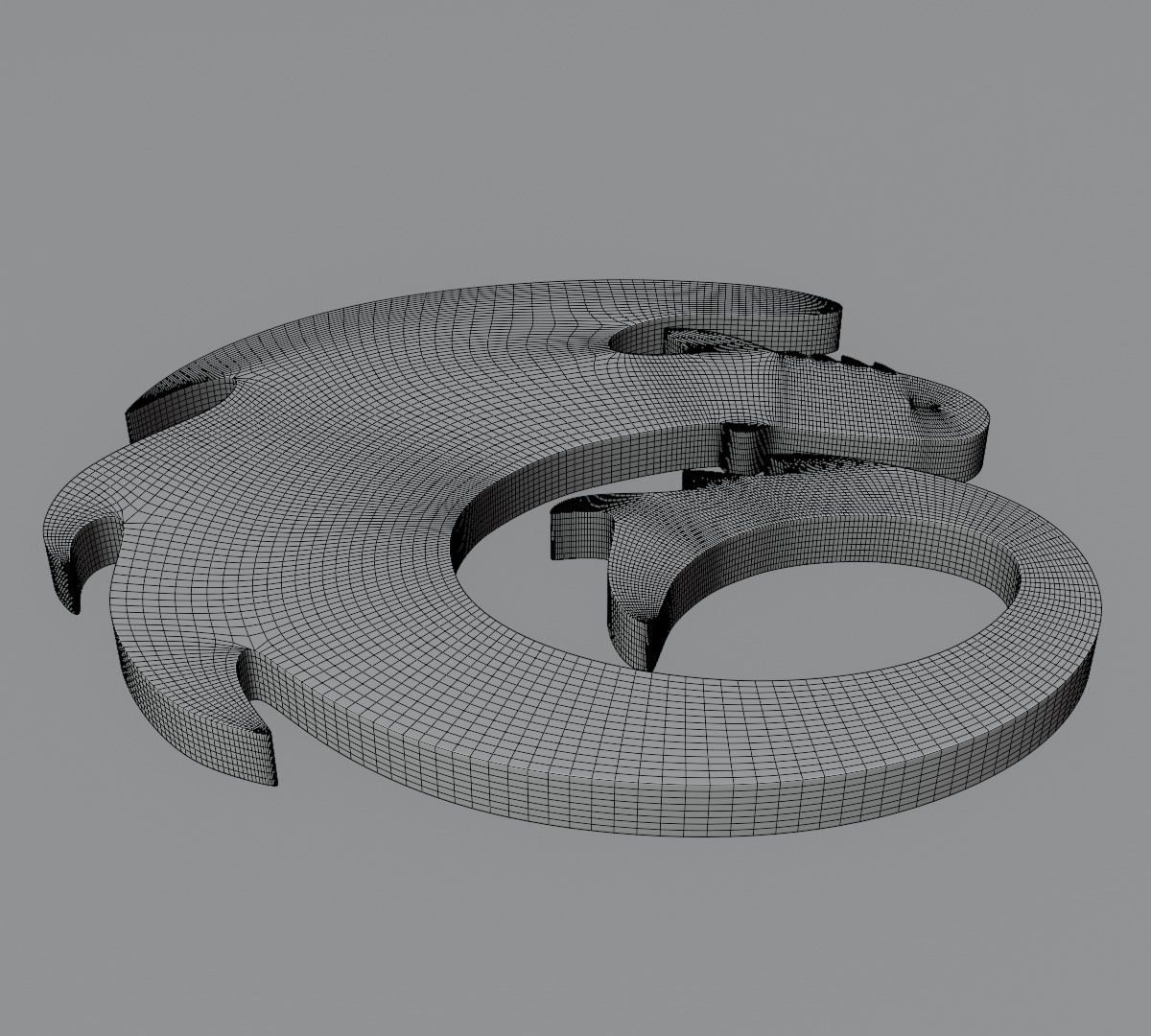 Dragon Emblem 3D model Logo Toothless Style For 3D Printing 3D model 3D ...