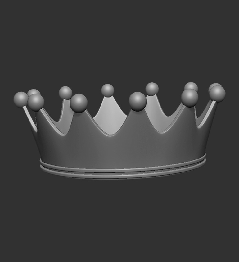 Crown Mickey Mouse free 3D model 3D printable | CGTrader