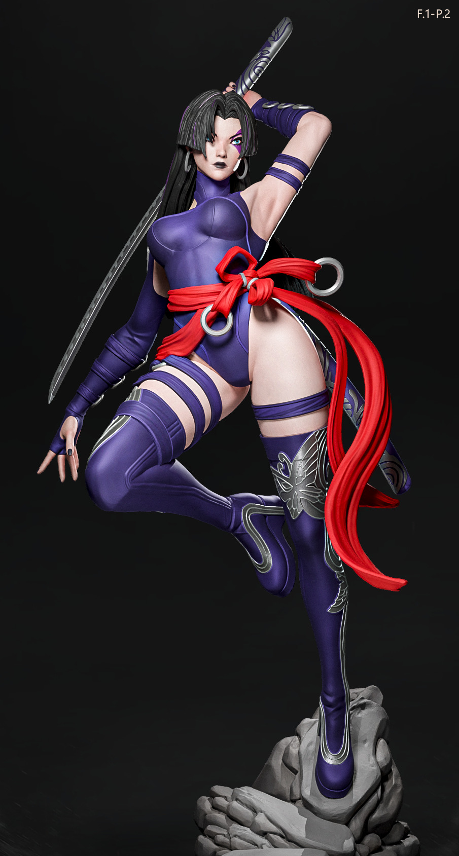 Marvel Rivals - Psylocke - Fan Art - 3D model 3D printable | CGTrader