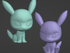 EEVEELUTIONS CHIBI More than 19 MODELS Pokemon Fanart 3D model 3D printable | CGTrader