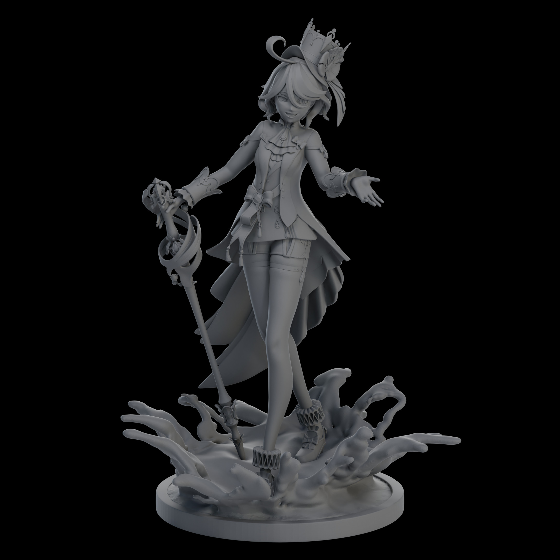 Furina 3D model 3D printable | CGTrader