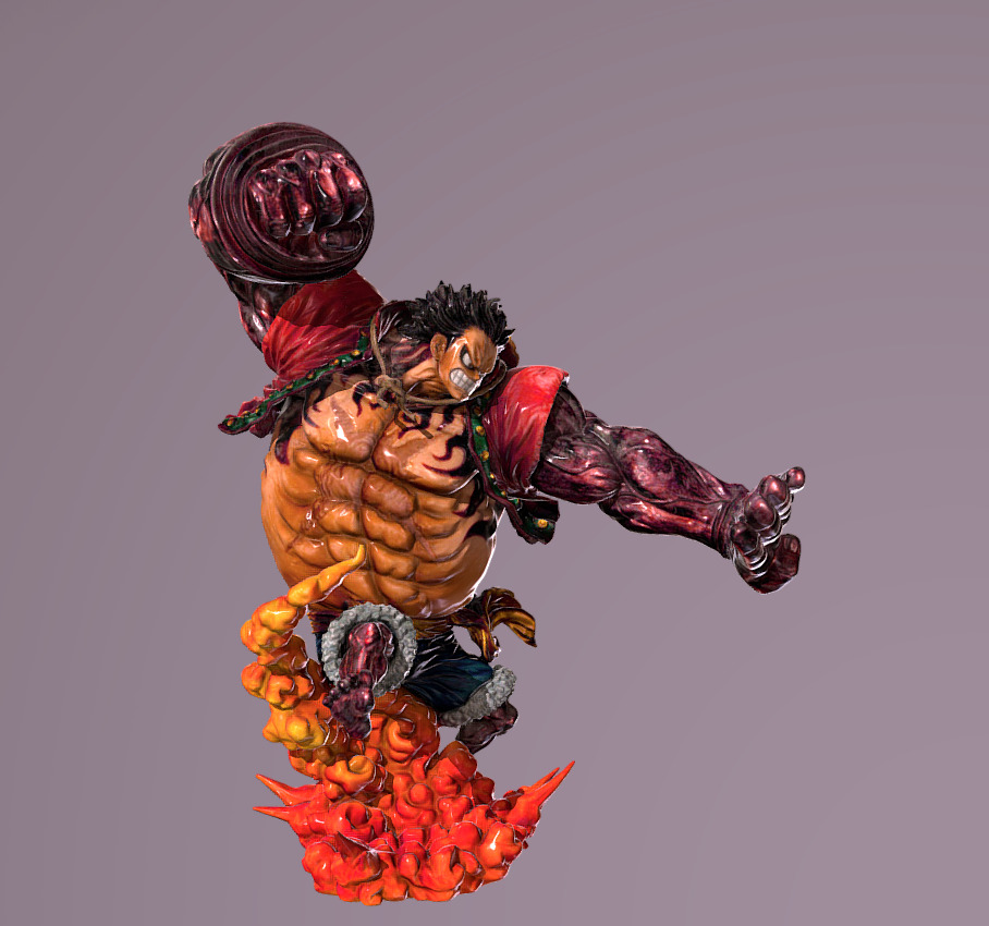 3D model LUFFY GEAR 4 KONGGUN VR / AR / low-poly | CGTrader