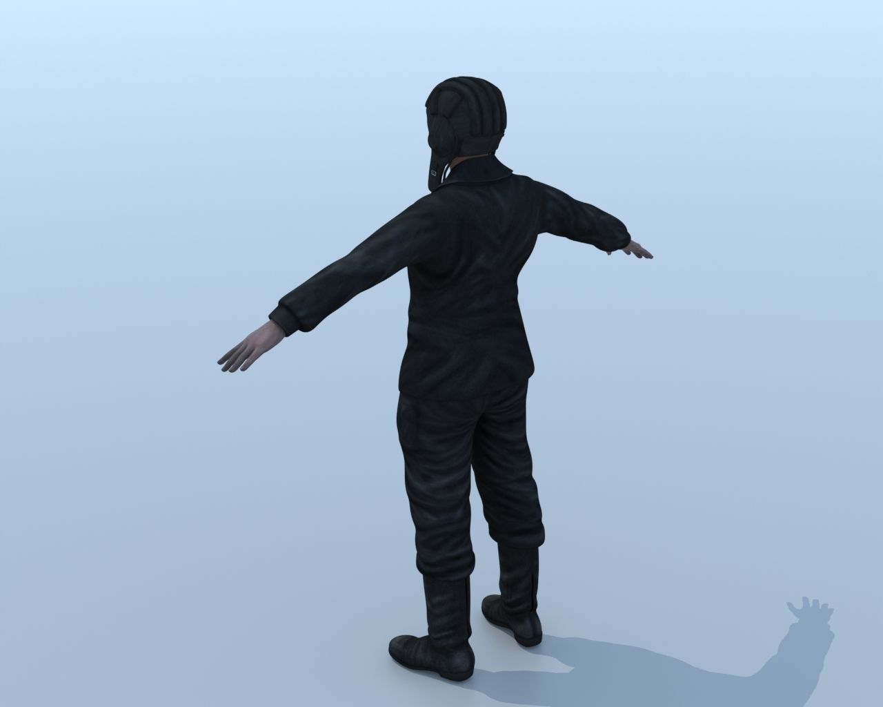 Soviet Crewman 3D model | CGTrader