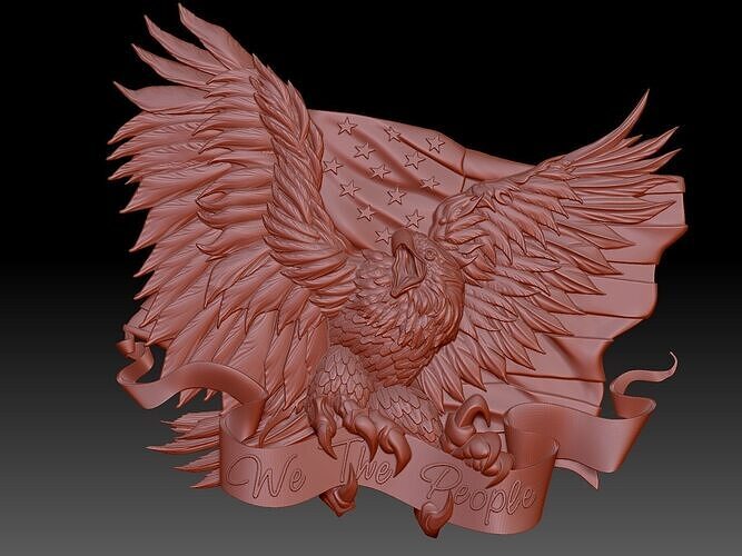 We the people 3D model 3D printable | CGTrader