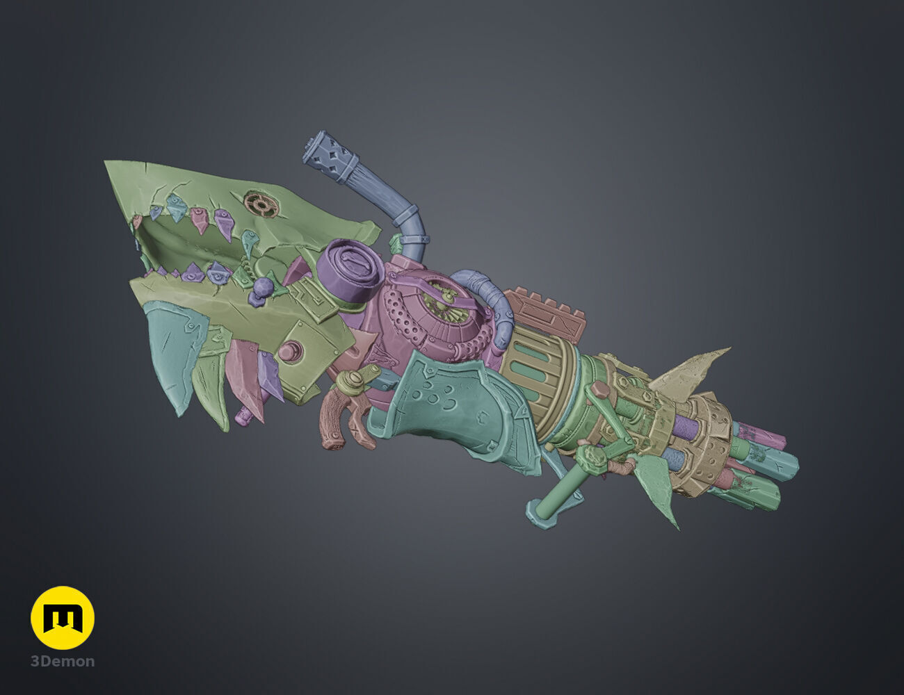 Arcane - Jinx Rhino Launcher 3D model 3D printable | CGTrader