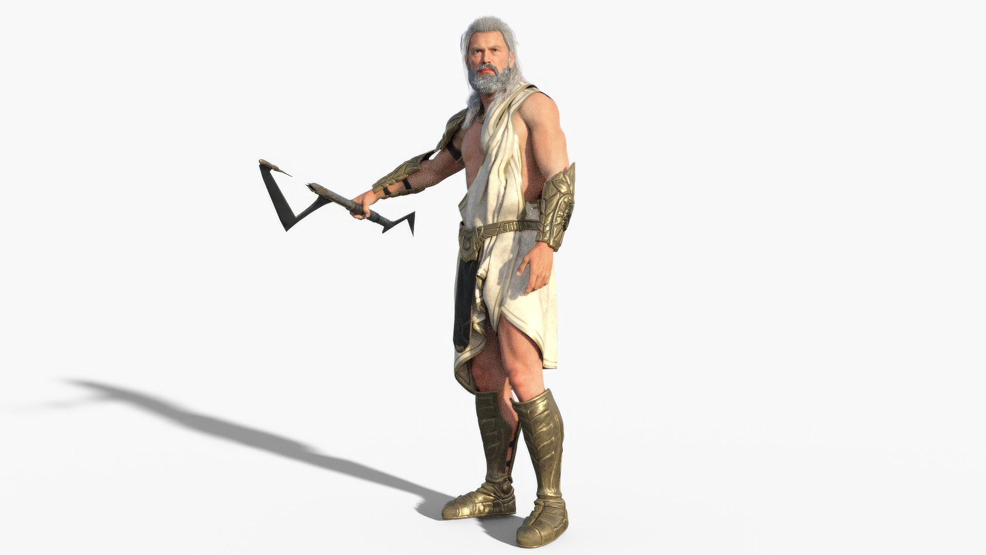 3D model Zeus - King Of Gods Rigged VR / AR / low-poly | CGTrader