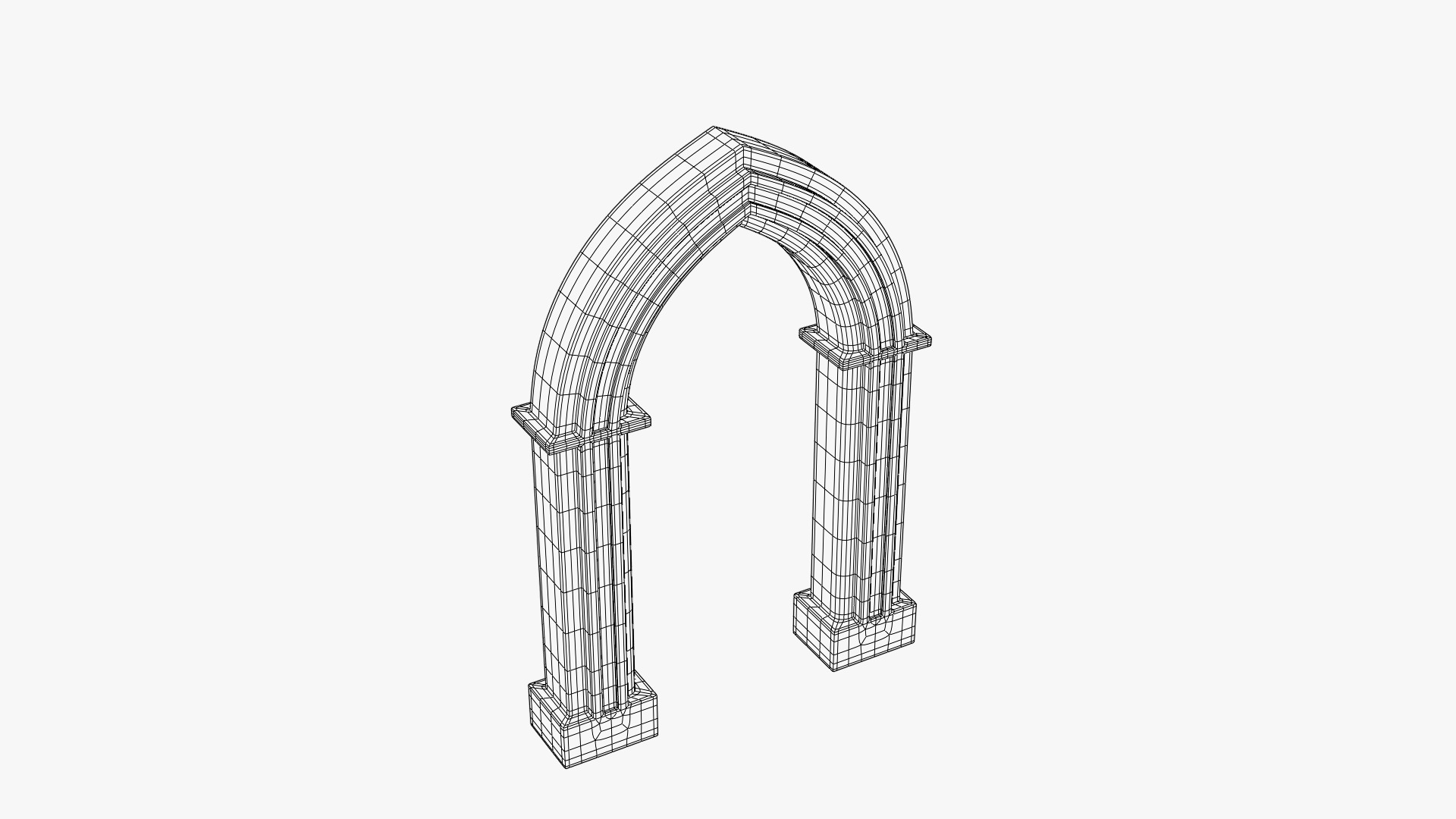 Medieval Gothic Arch 3D Model 3D model | CGTrader