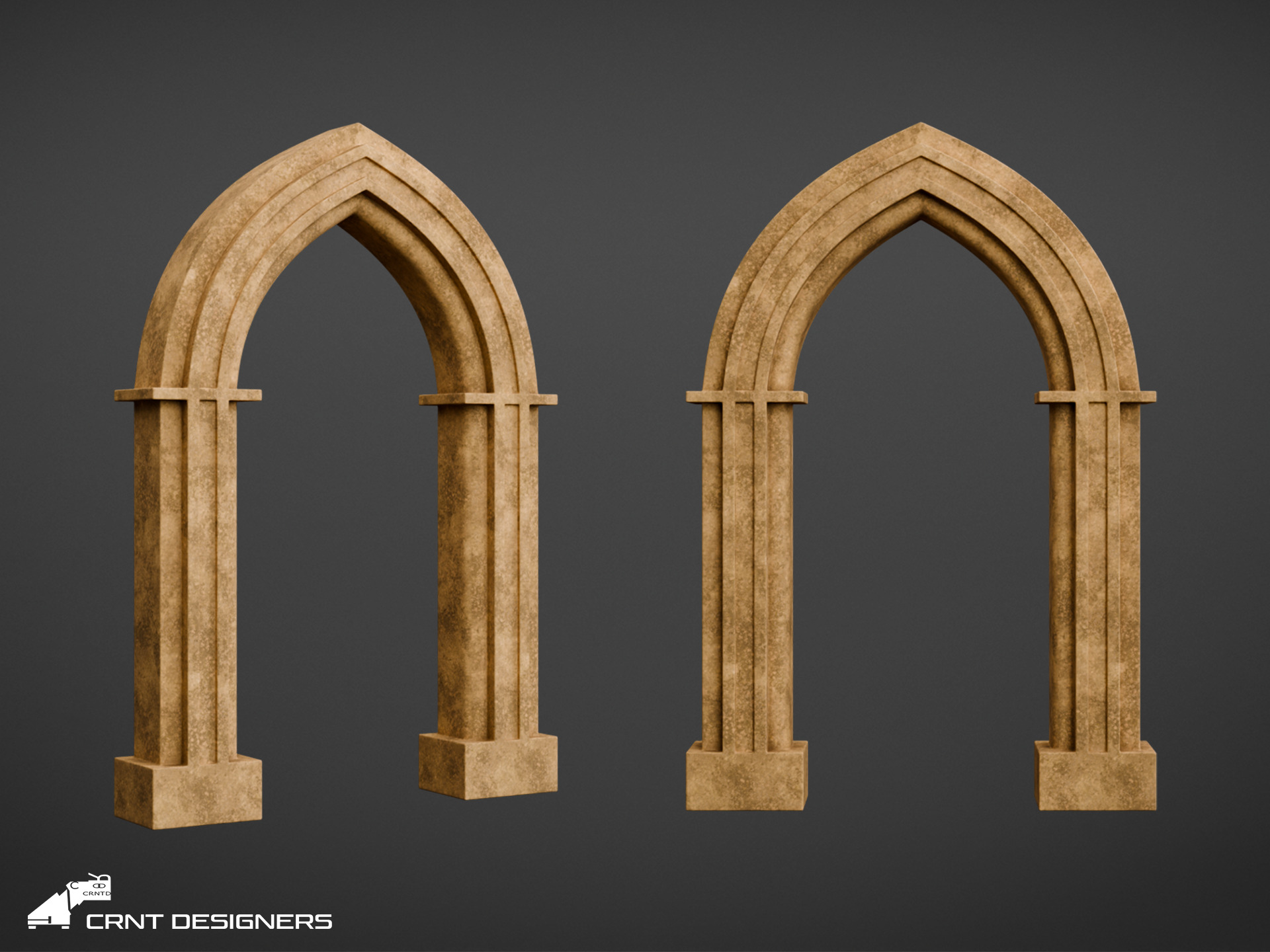 Medieval Gothic Arch 3D Model 3D model | CGTrader