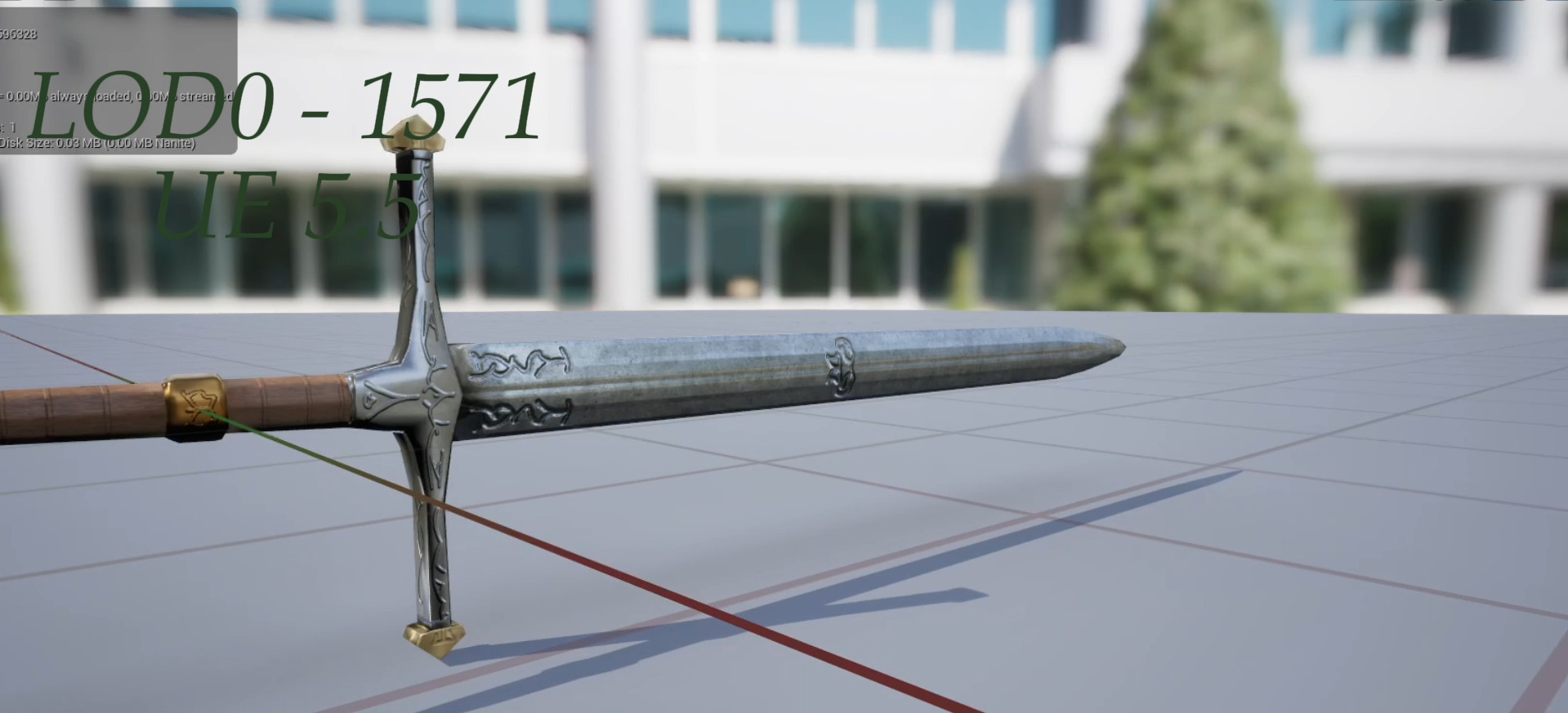 Rune Engraved Sword or Longsword free VR / AR / low-poly 3D model ...