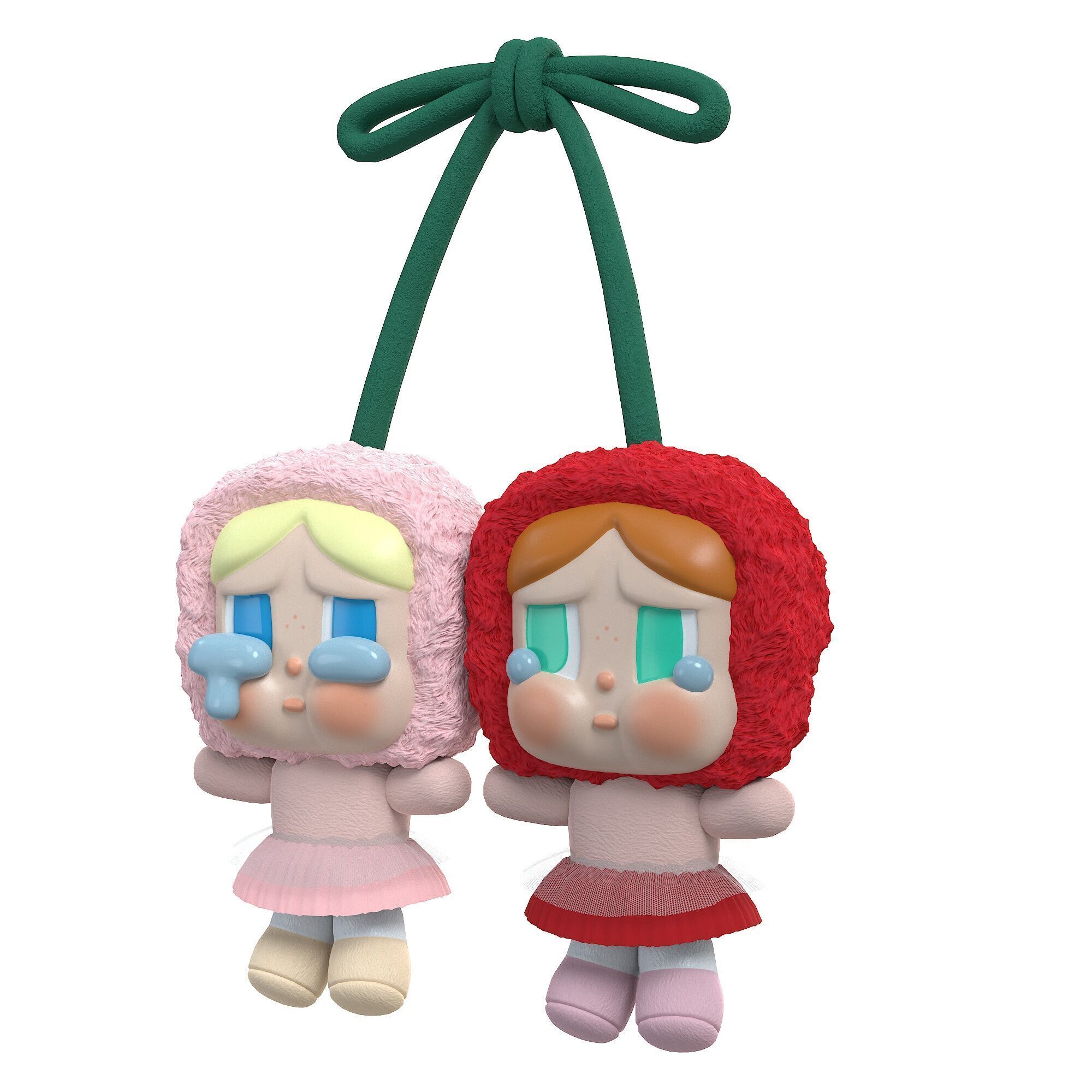 3D model Cry Baby Face Doll Keychain VR / AR / low-poly | CGTrader