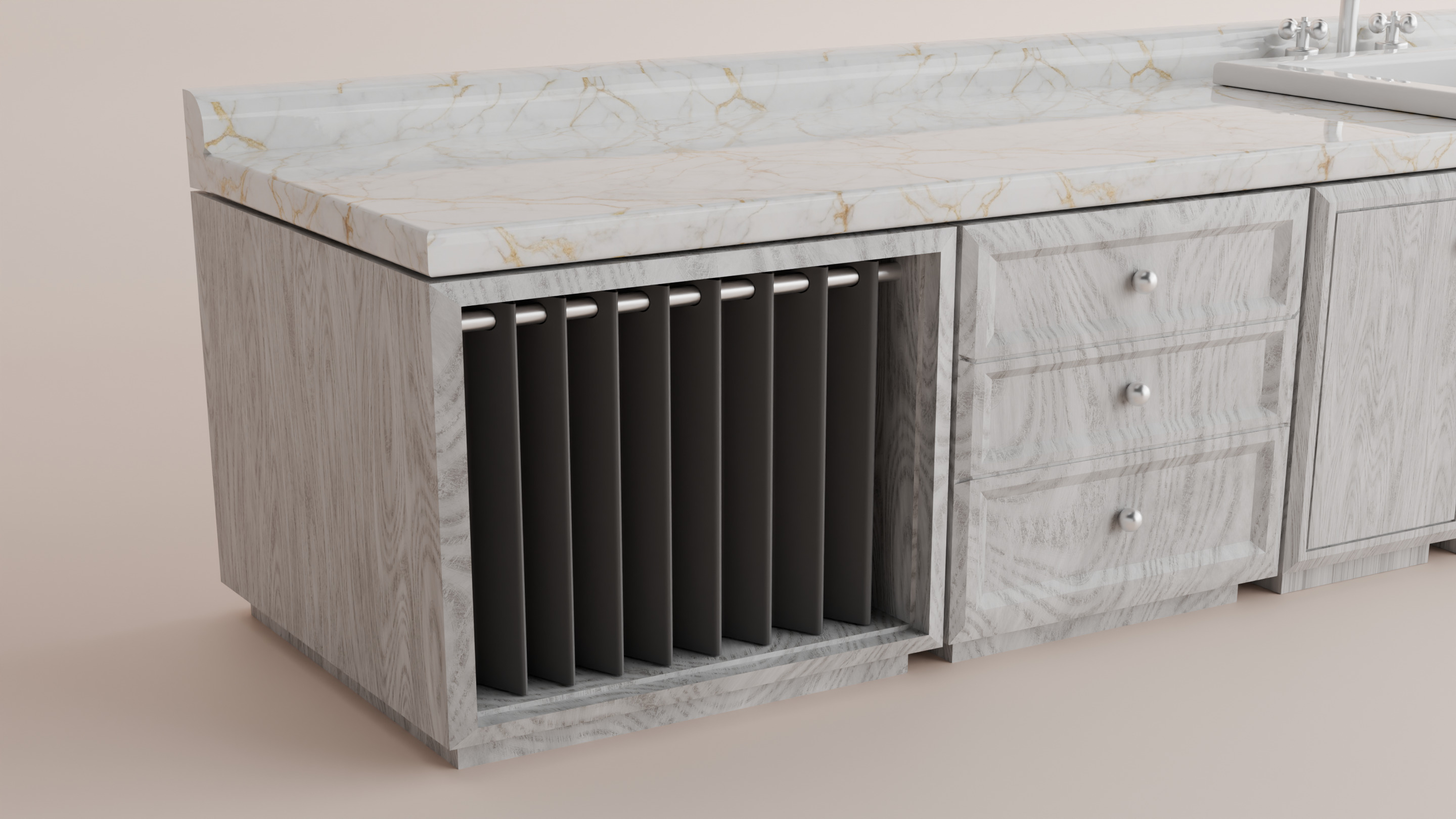 Kitchen Countertop 3D Model free 3D model | CGTrader