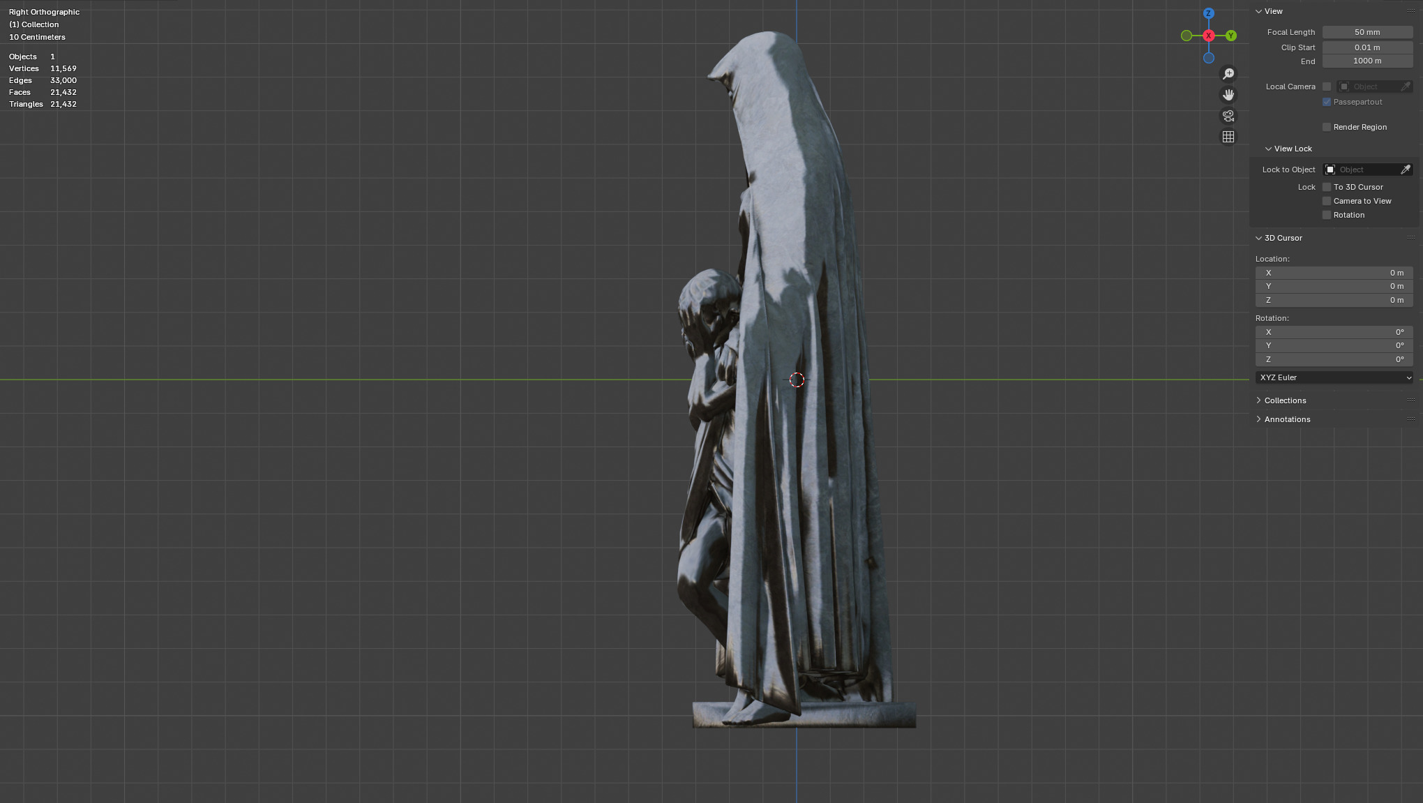 Mother Statue - The Witcher 3 Wild Hunt free 3D model | CGTrader