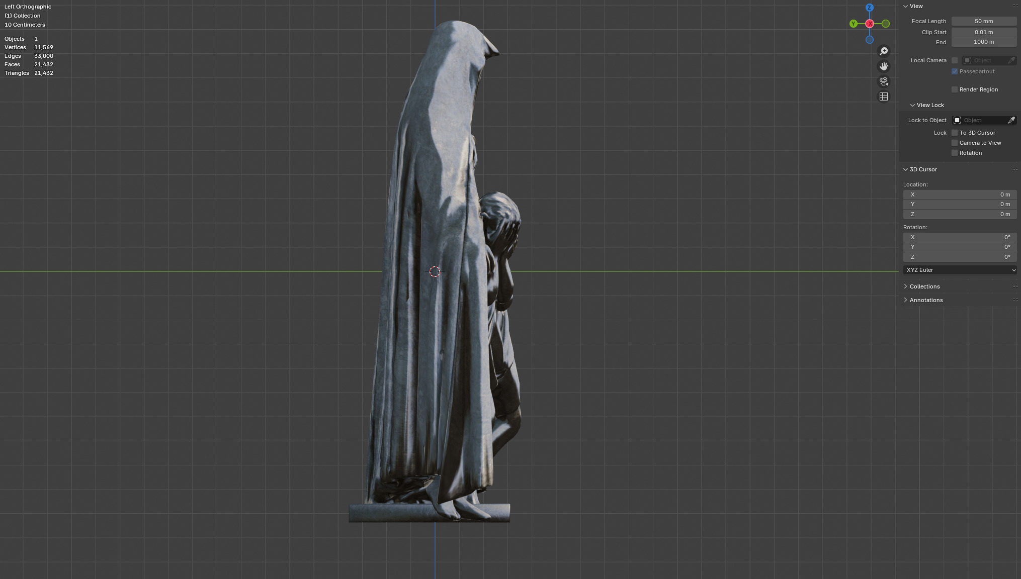 Mother Statue - The Witcher 3 Wild Hunt free 3D model | CGTrader