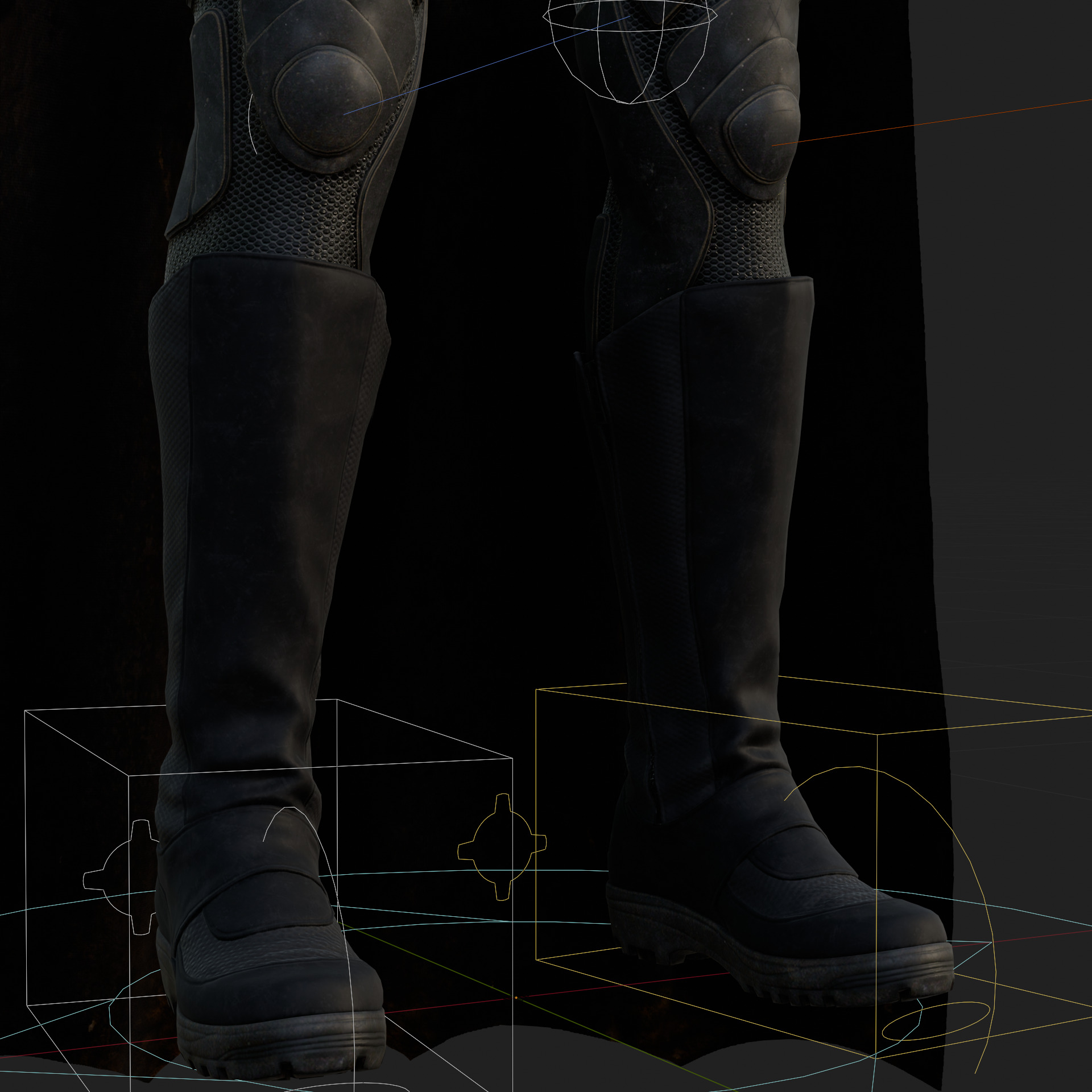 3D model Dark Knight Batman 3D Model Rigged PBR Superhero FBX OBJ ...